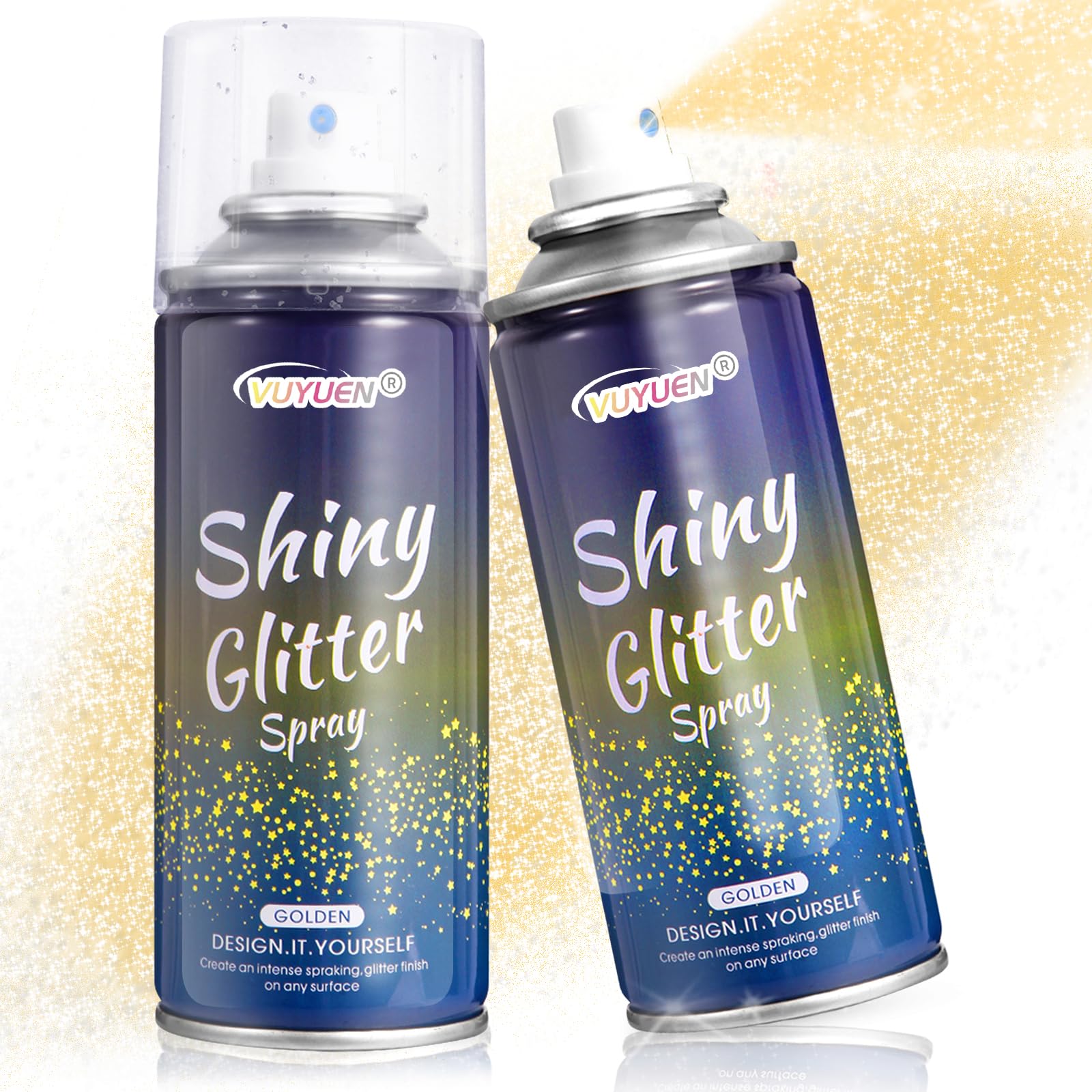 2pcs Glitter Spray, Body Glitter Spray, Hair Glitter Spray, Quicking ...