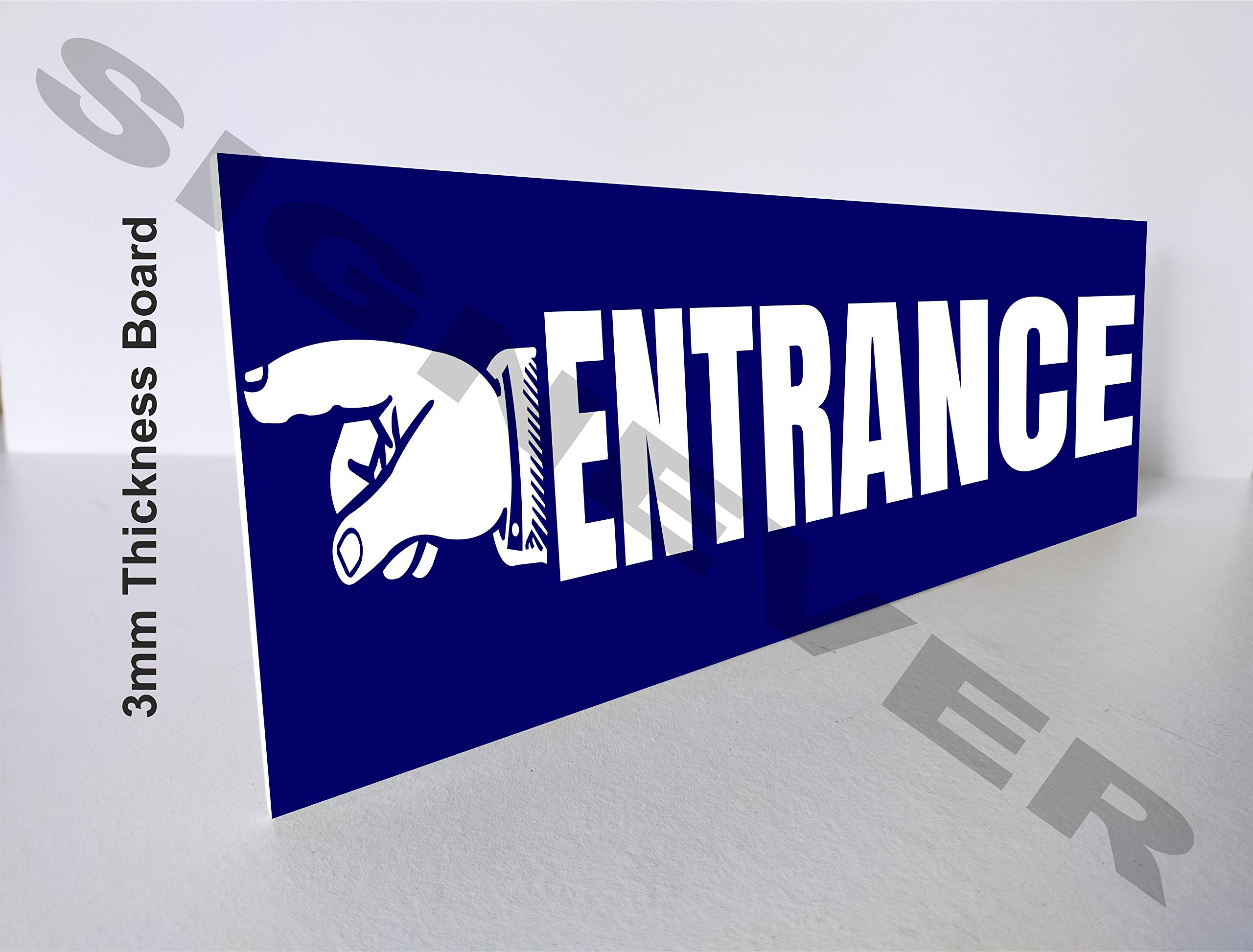 Buy SIGN EVER Entrance Left Side Stylish Sign Board Bank Office ...