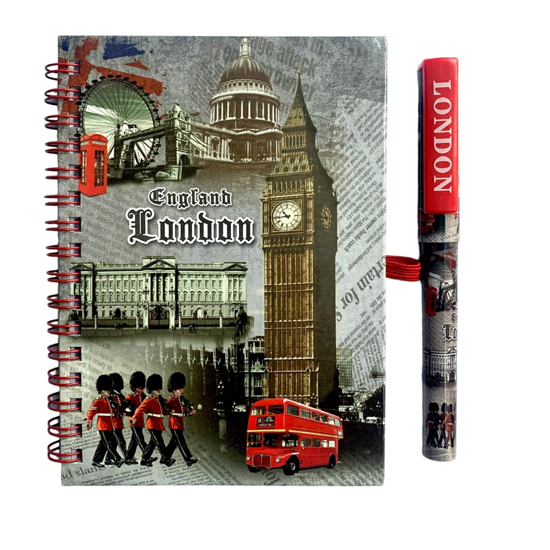 Stationary 3 Notepads & Pens – London Souvenirs Notebook Pen – Union ...