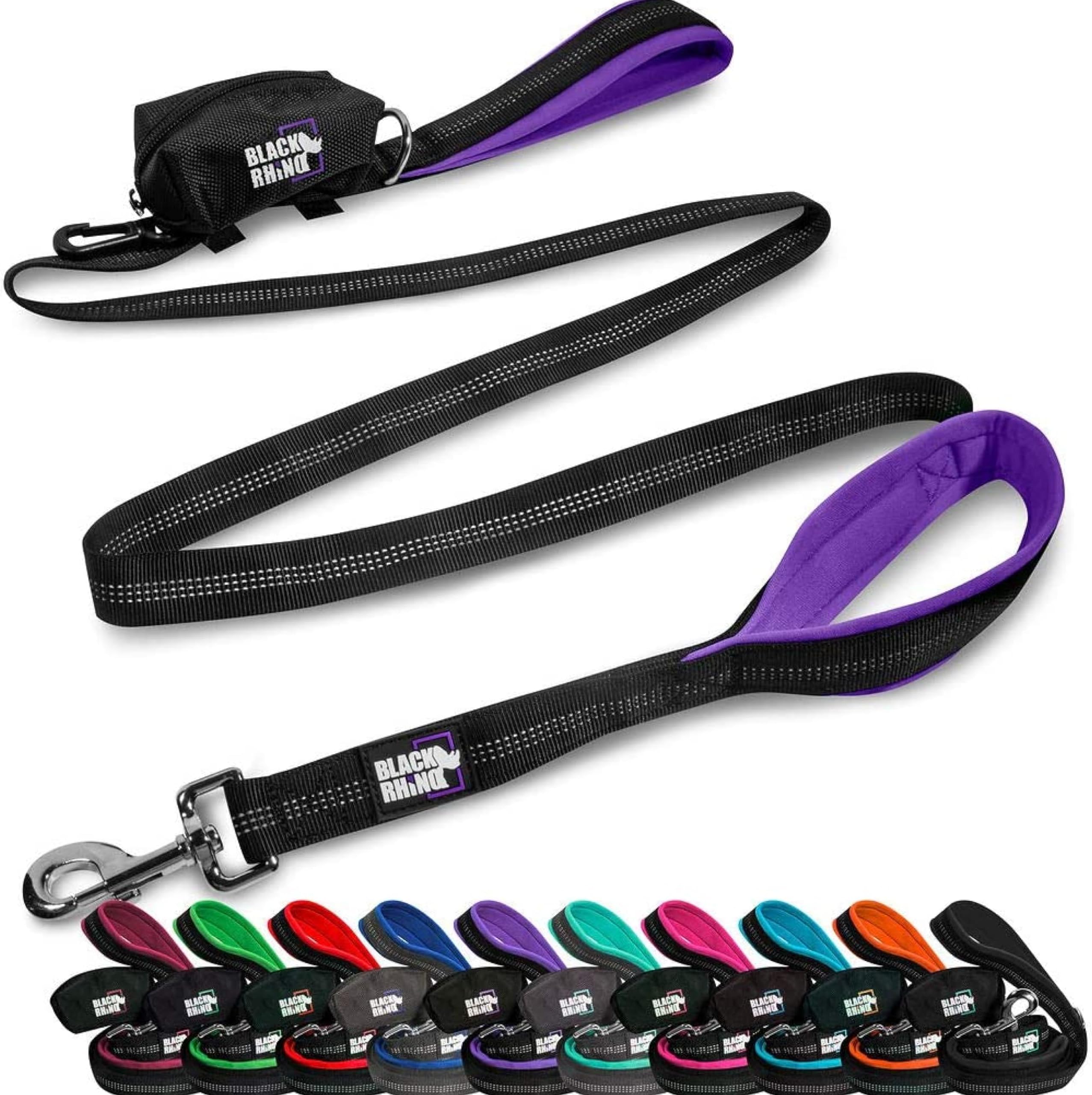 Amazon.com : Wagtime Club Soft &Thick Dual Handle 6FT Dog Leash ...