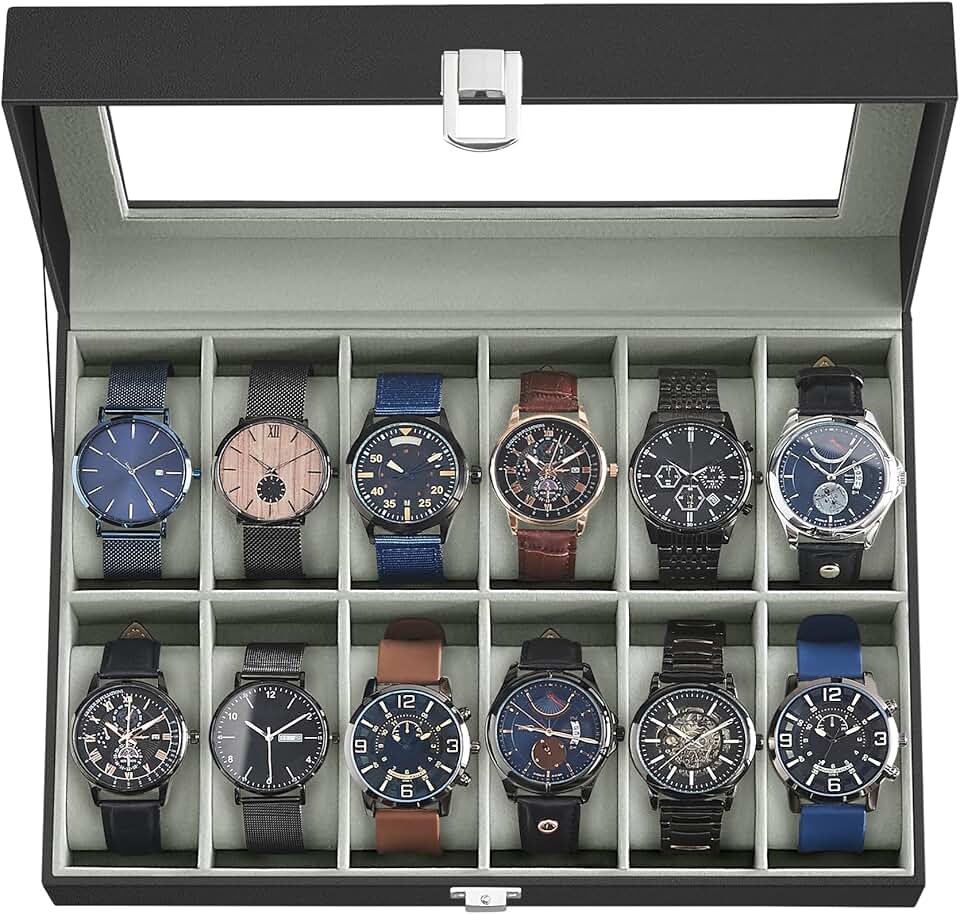 Amazon.com.au: Watch Boxes - Watch Boxes / Watch Accessories: Clothing ...