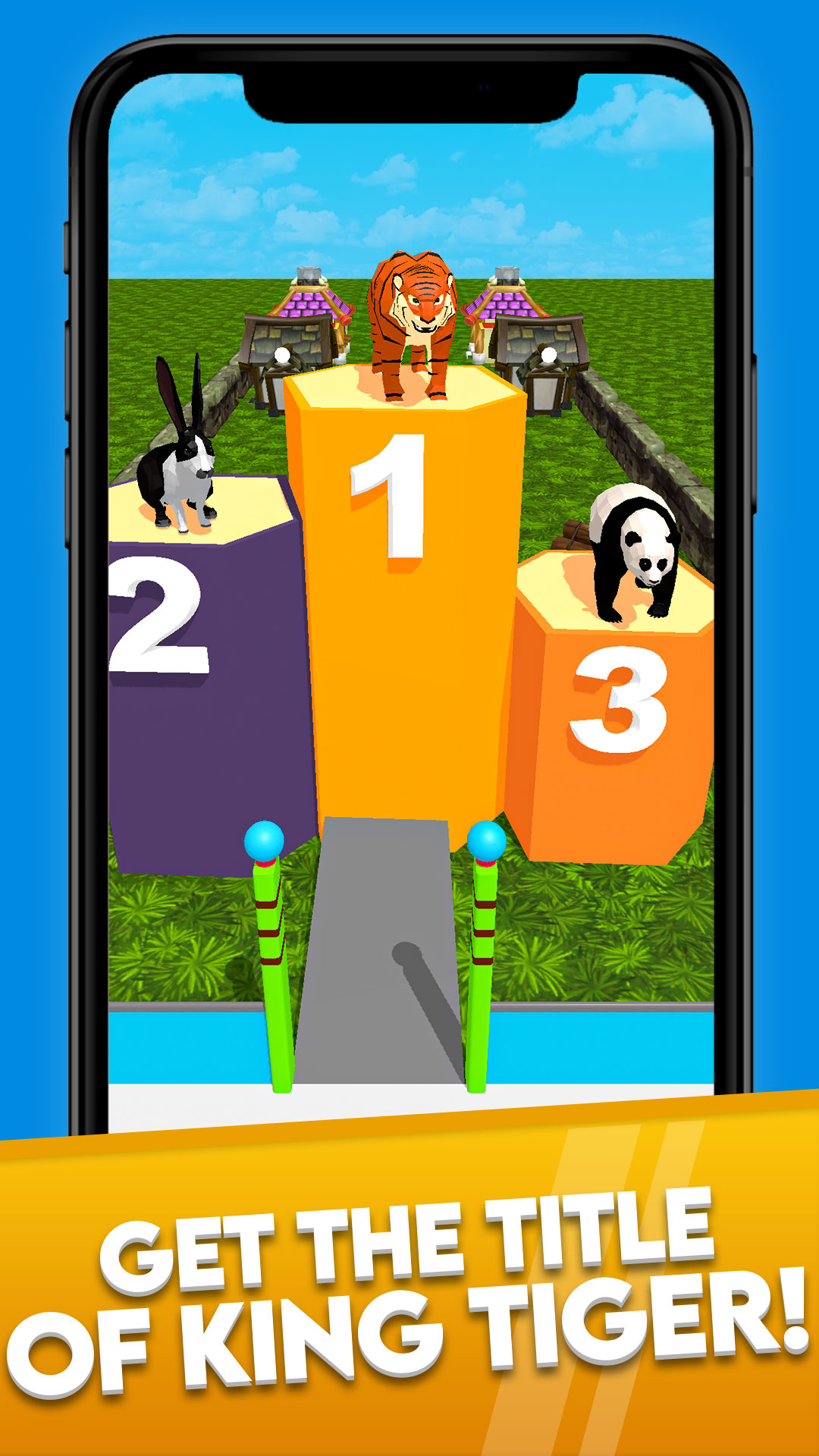 Animal Bridge Race 3D Runner: Build Muscle Rush Lion Racing Game - App ...