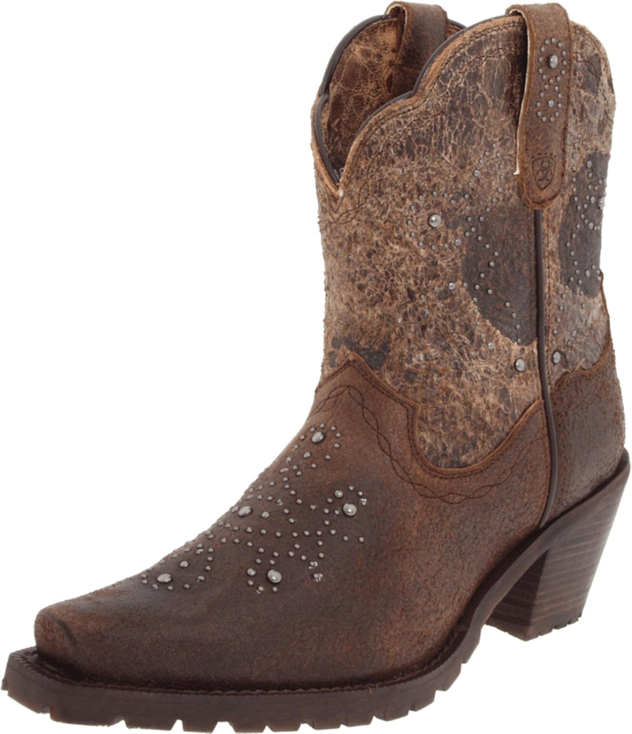ARIAT Botas de Mujer Shali Western, Chocolate desbastado/marrón punzón ...