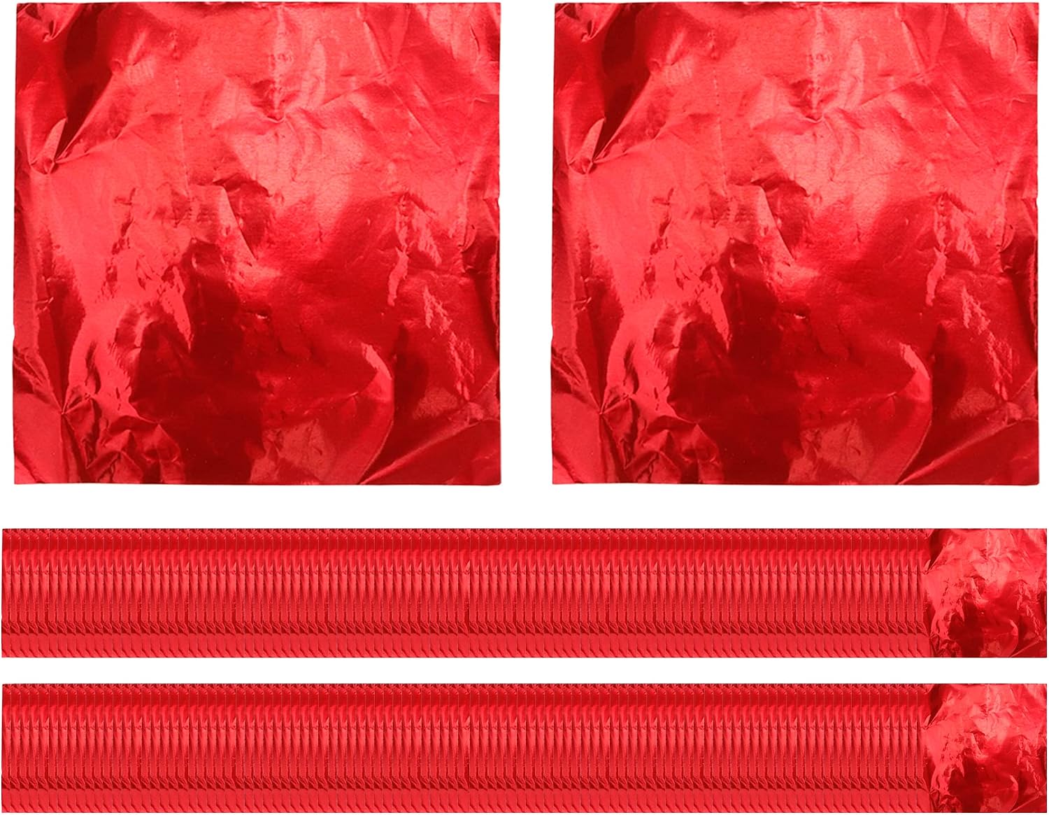 Amazon.com: UTALIND 200 Pcs Aluminium Foil Candy Wrappers Chocolate ...