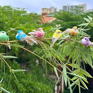 Amazon.com: 12pcs 2.7 in/7 cm Artificial Birds Small Birds Mini Birds ...