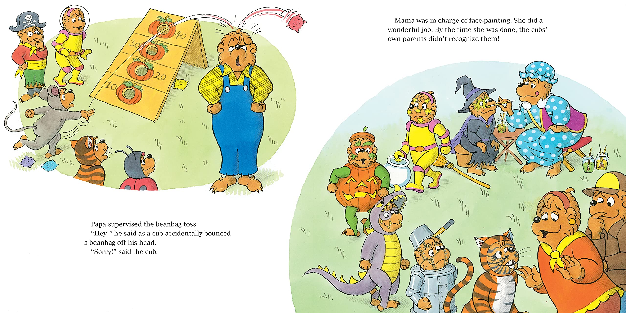 THE BERENSTAIN BEARS BIG HALLOWEEN PARTY By Mike Berenstain Kids ...
