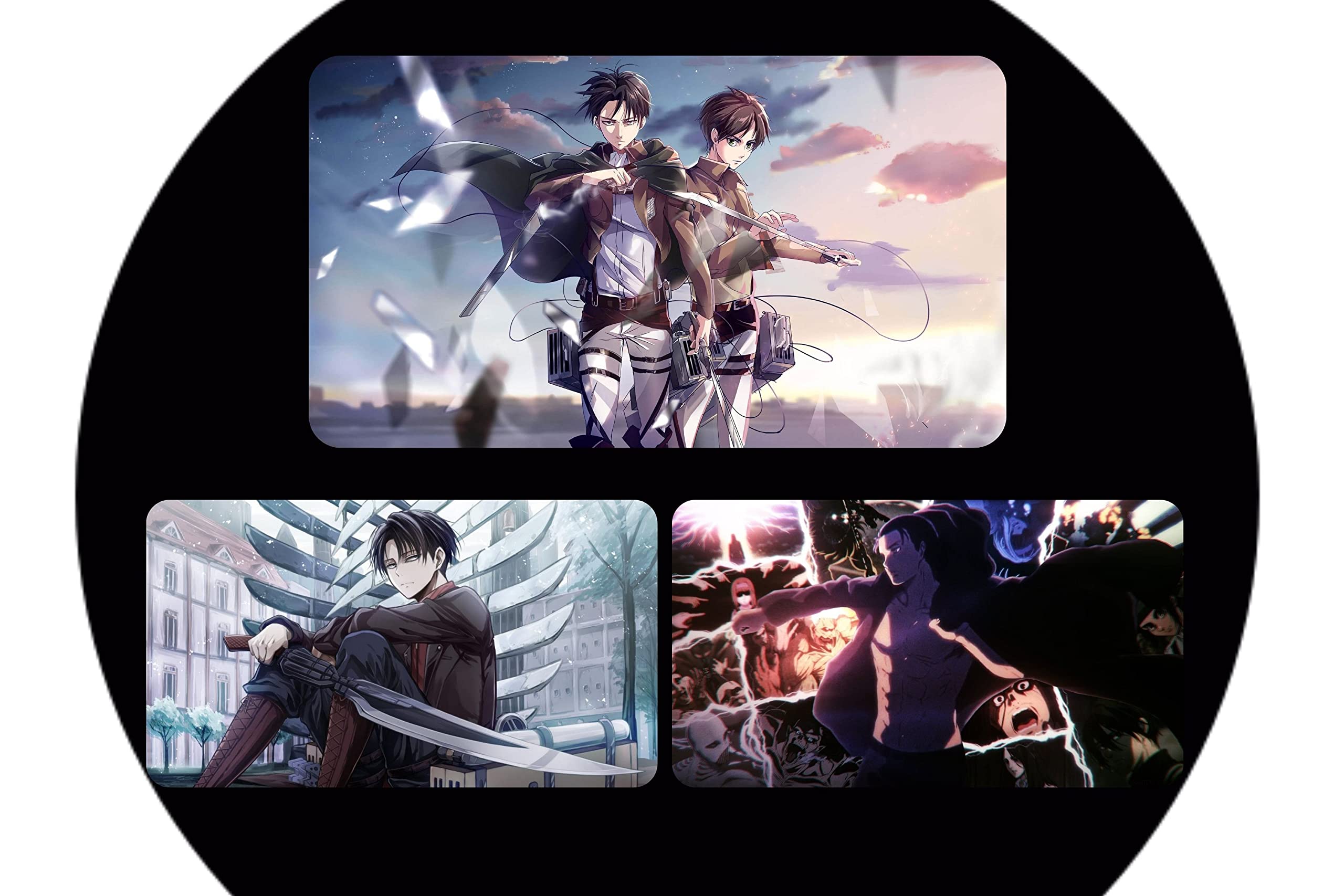 Buy Attack on Titan Anime , Eren Yeager and Levi Ackreman Anime for ...