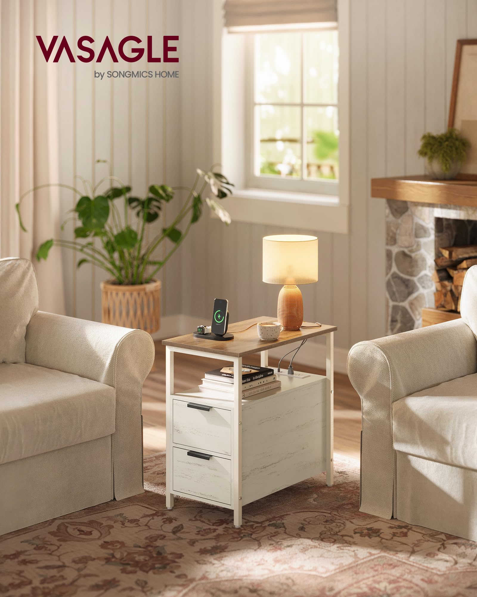 Snapklik.com : VASAGLE Side End Table