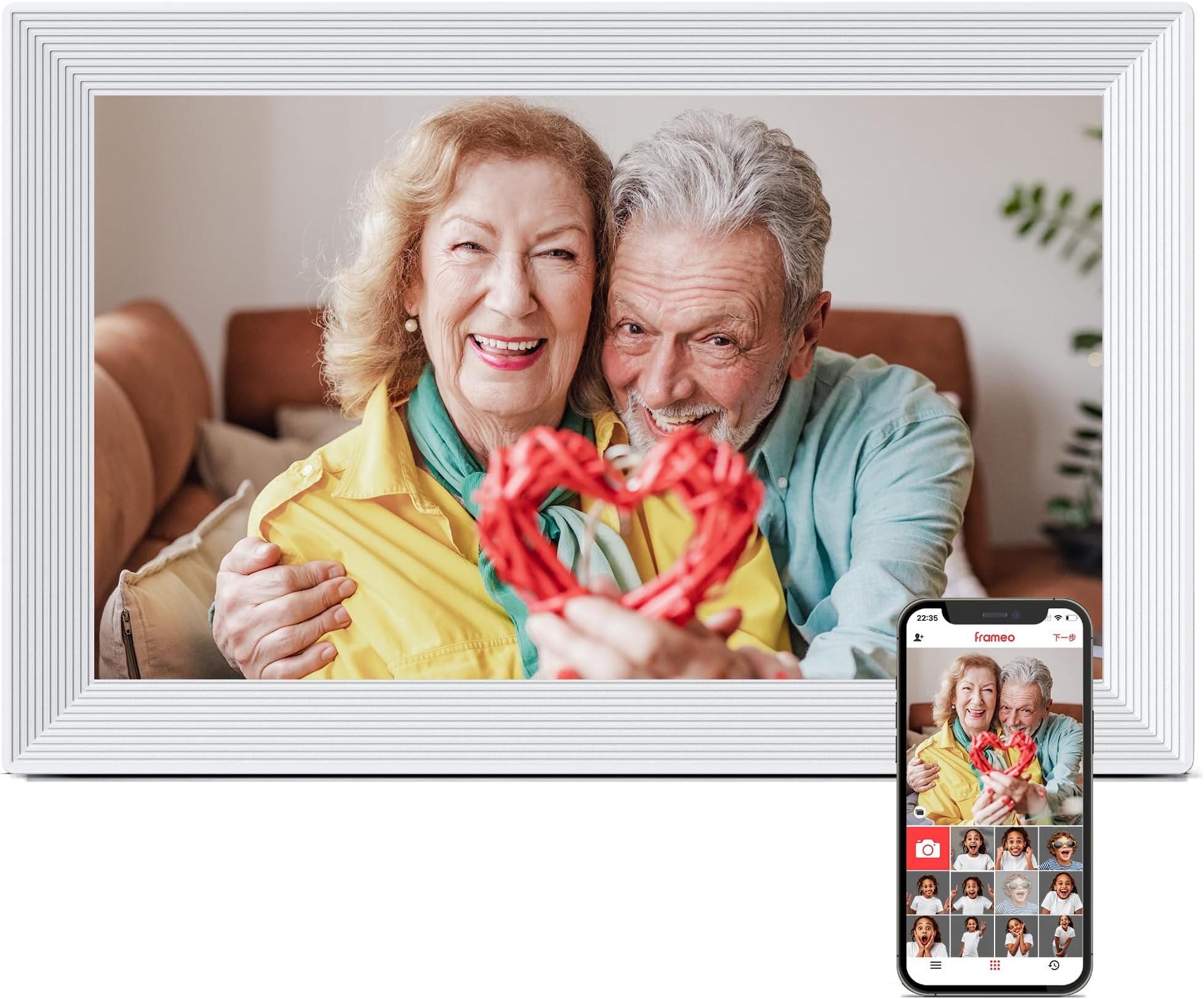 Amazon.com : 7 Inch Digital Video Frame, Frame with Latest Transparent ...