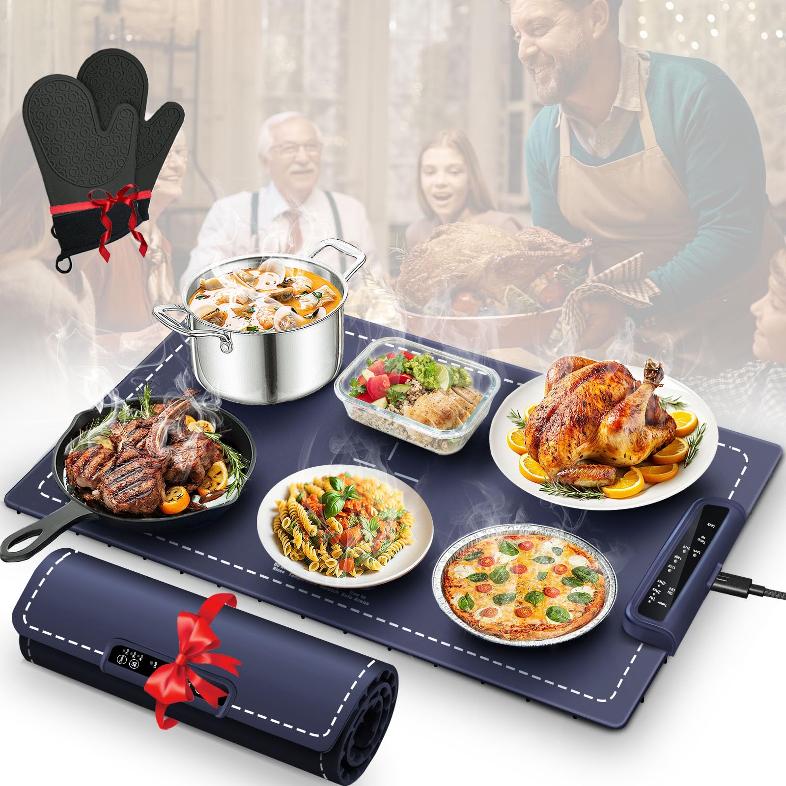 Amazon.com: Portable Warming Mat for Food,Upgraded Food Warming Pads ...
