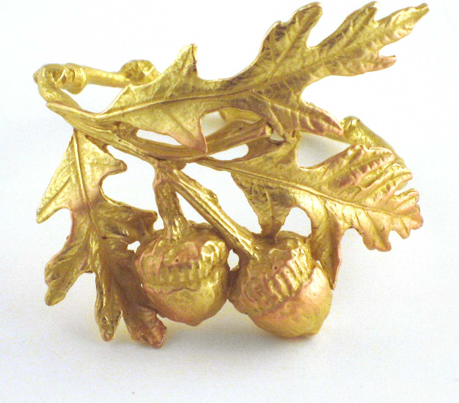 Amazon.com: Table Art Bronze Acorn and Oak Leaf Napkin Rings : Home ...