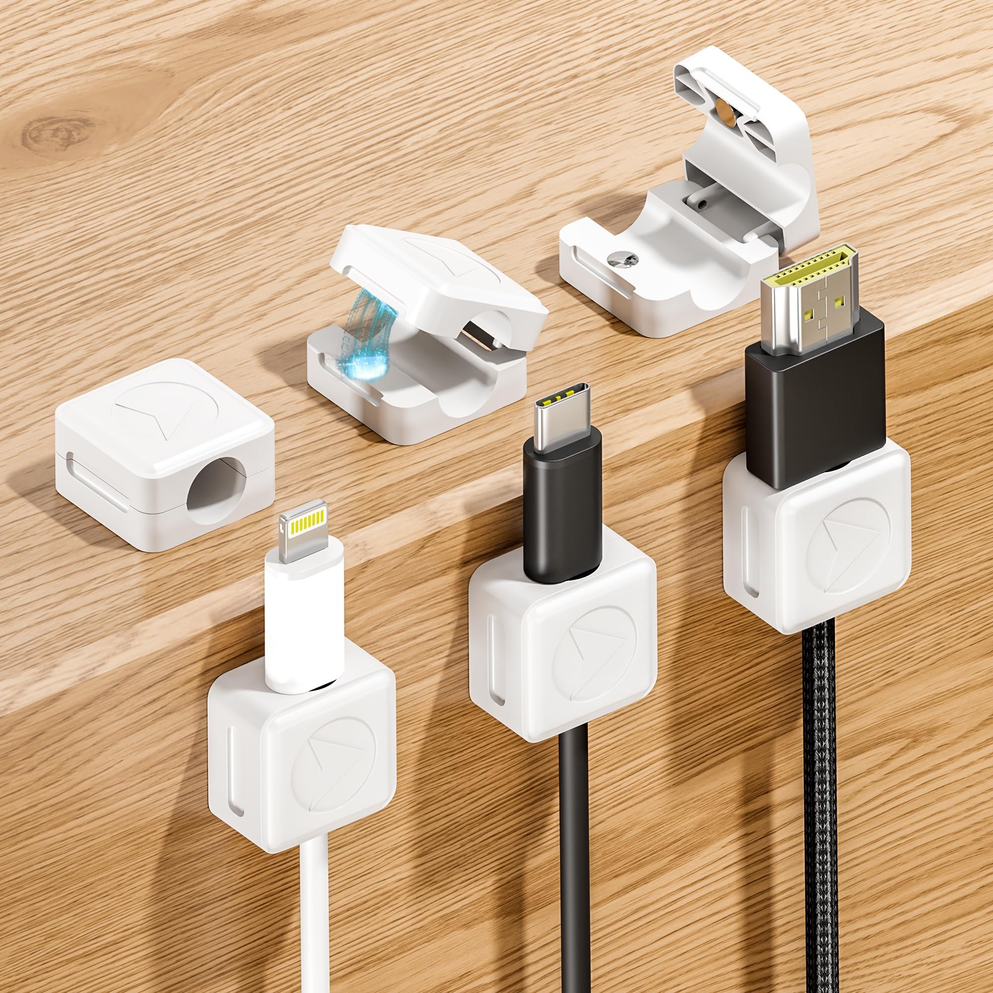 Amazon.com: Cable Clips, Ethernet Cable Organizer, Conwork Adhesive ...