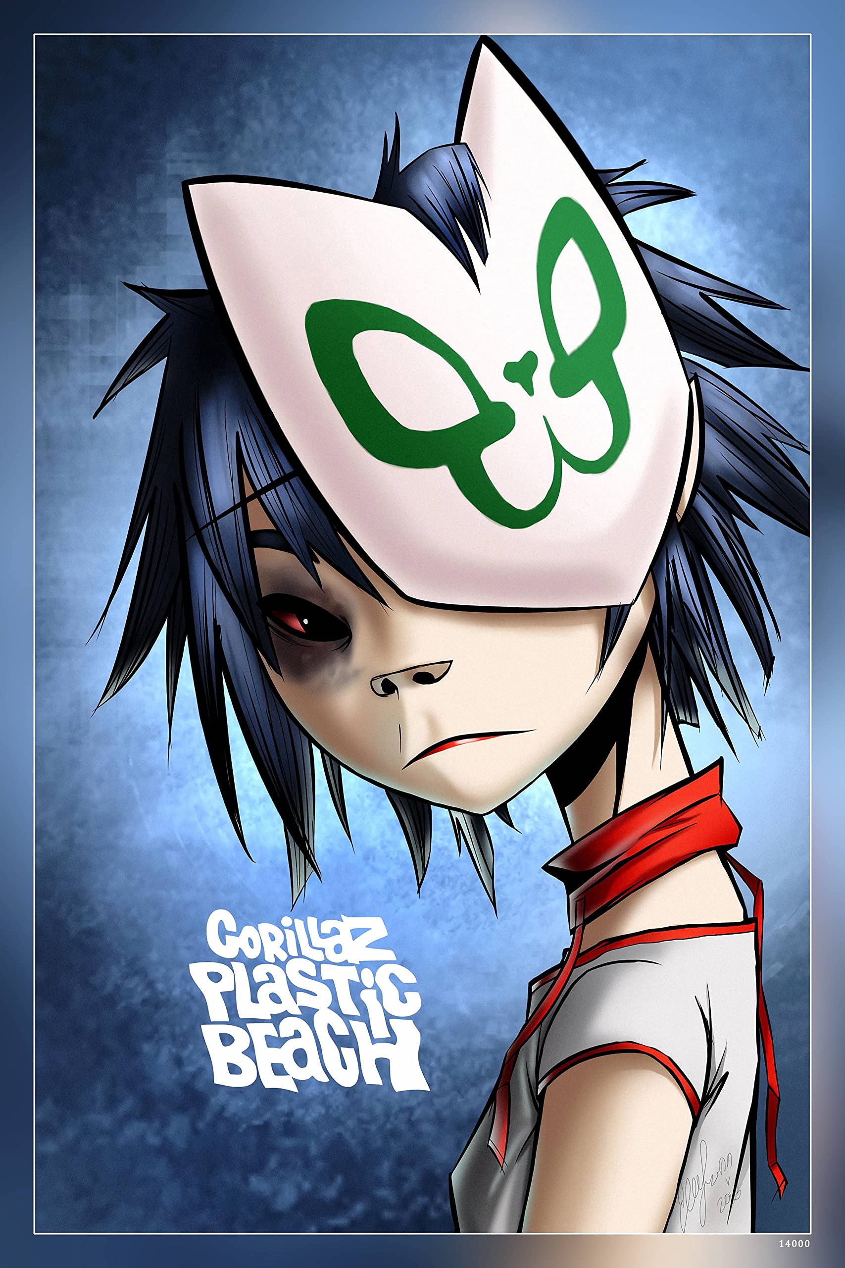 Gorillaz Wallpapers Plastic Beach Noodle Plastic Beach Black,
