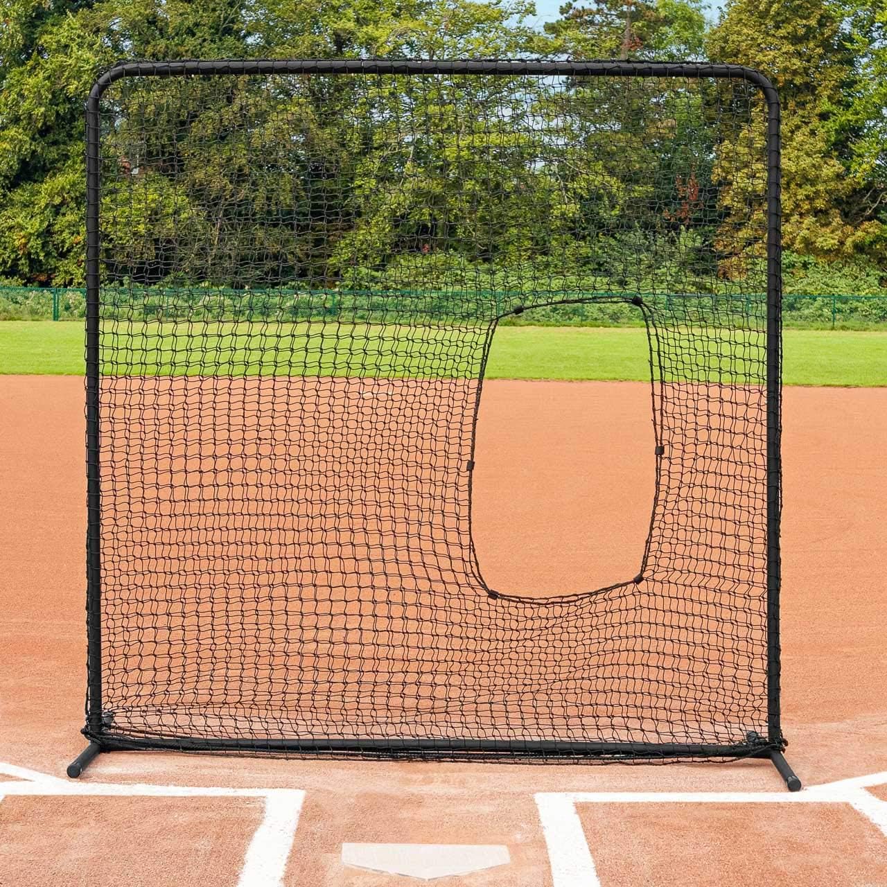 Amazon.com: FORTRESS Pitching Screen – Perfect Net & Batting Technique ...