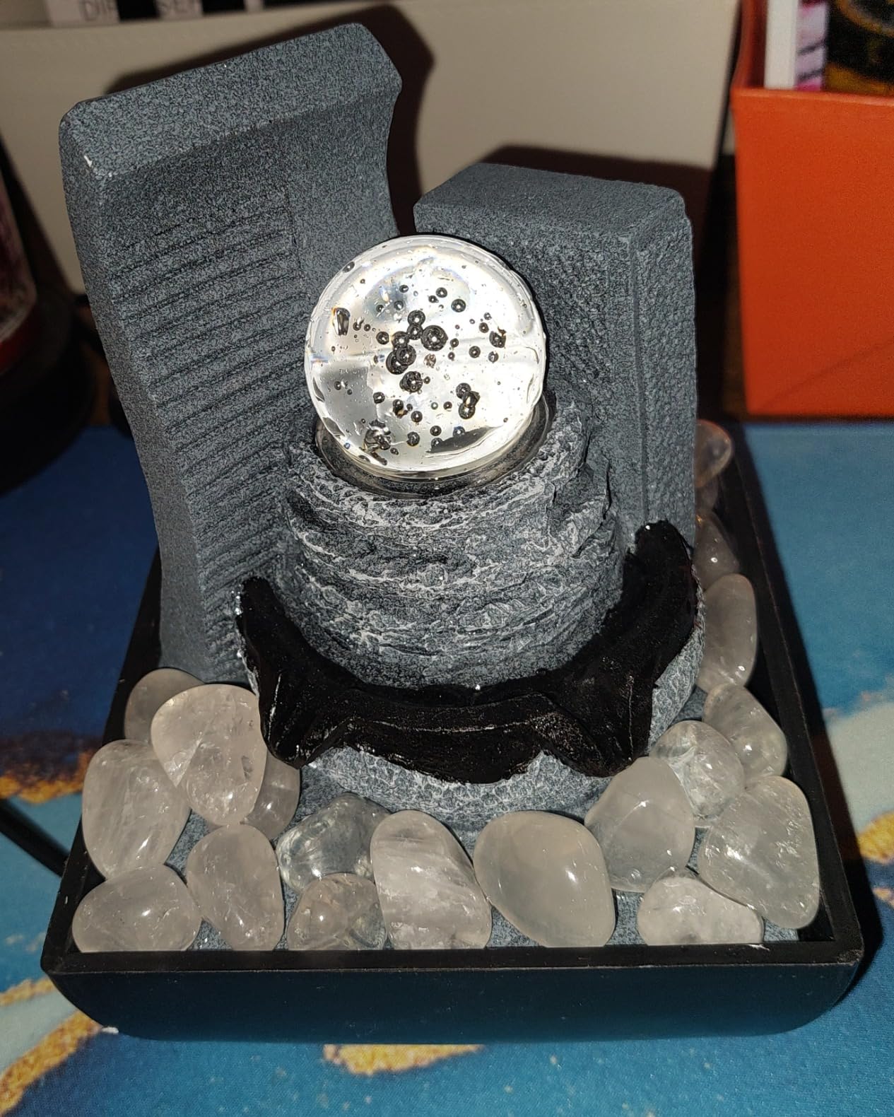 Amazon.com: Tabletop Fountain, Indoor Desktop Waterfall, Zen Meditation ...