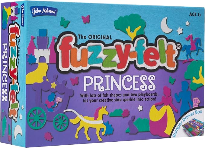John Adams | Fuzzy-Felt Princess Drawer Set: Mix and match felt pieces ...