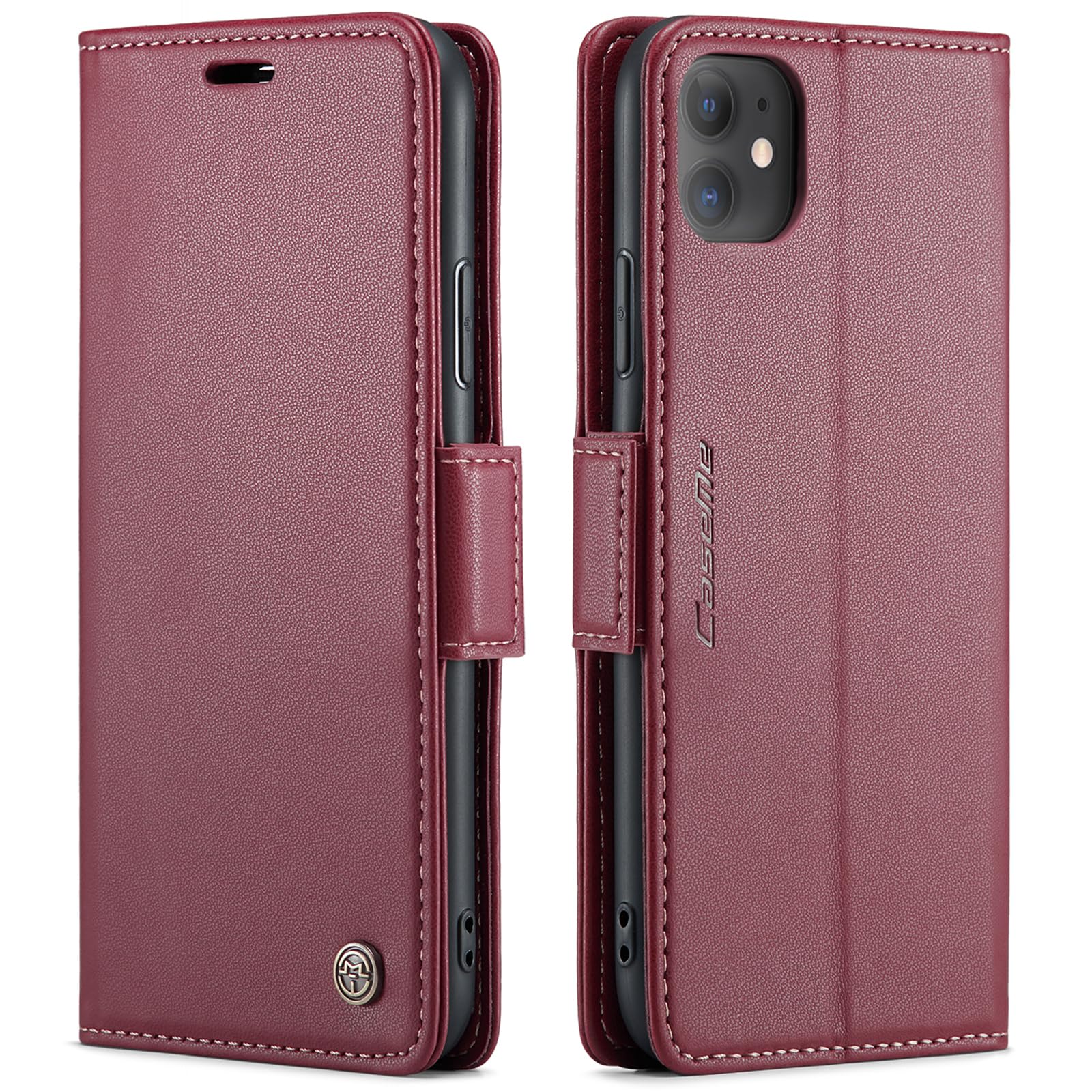 Amazon.com: QLTYPRI Wallet Case for iPhone 11, Premium PU Leather ...