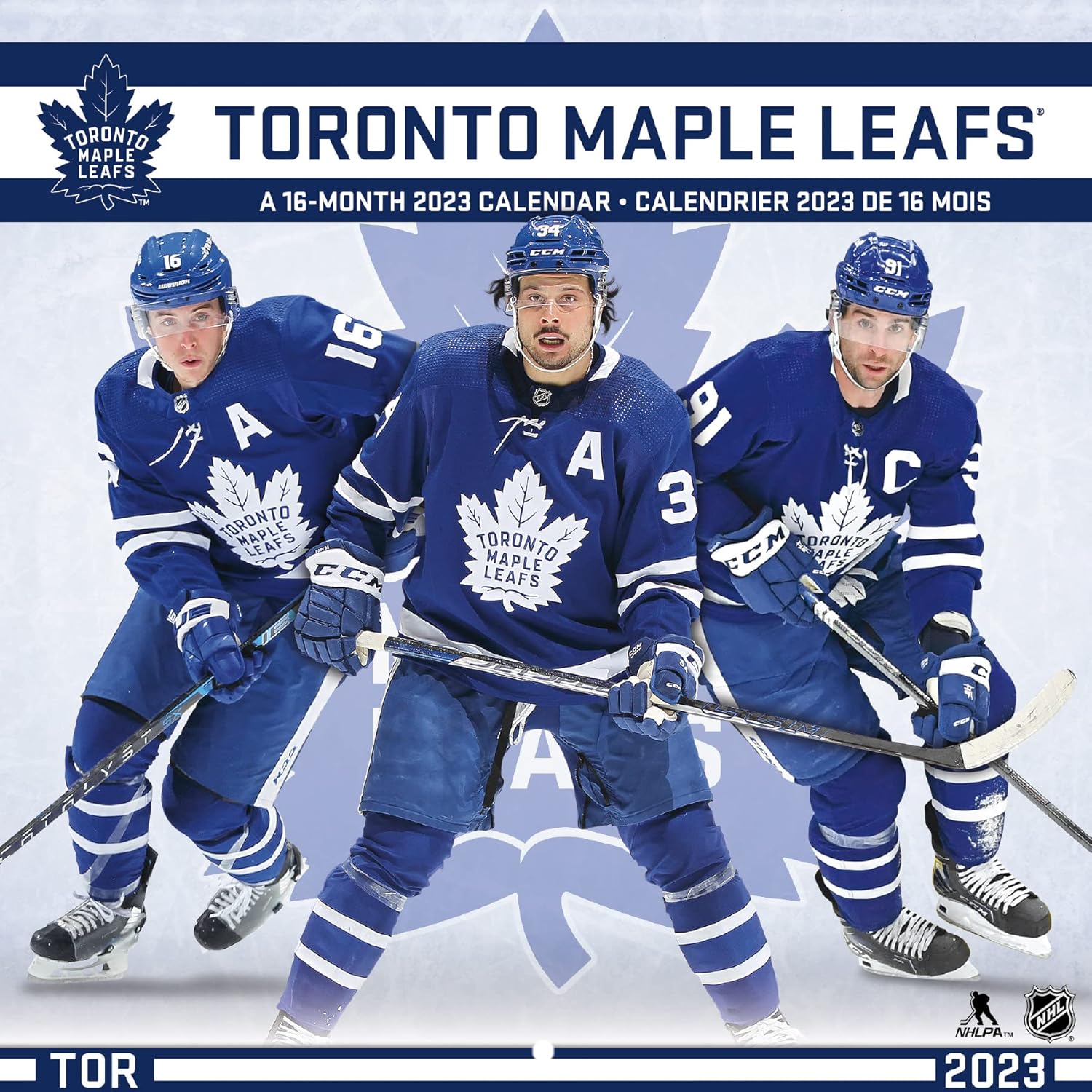 2023 NHL Toronto Maple Leafs Mini Wall Calendar : Amazon.ca: Office ...