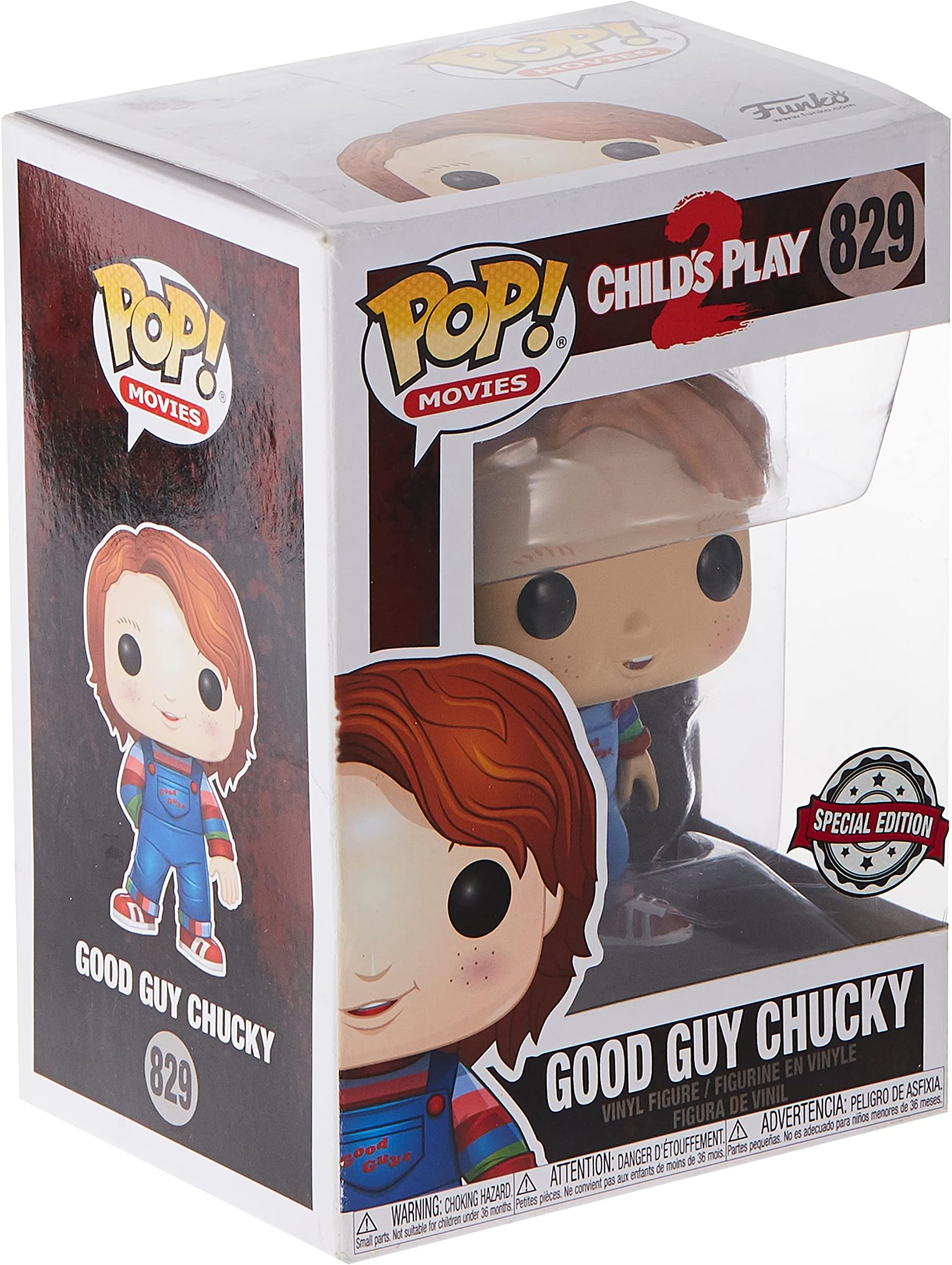 Amazon.com: Funko - Figurine Bride of Chucky - Scarred Chucky Exclu Pop ...