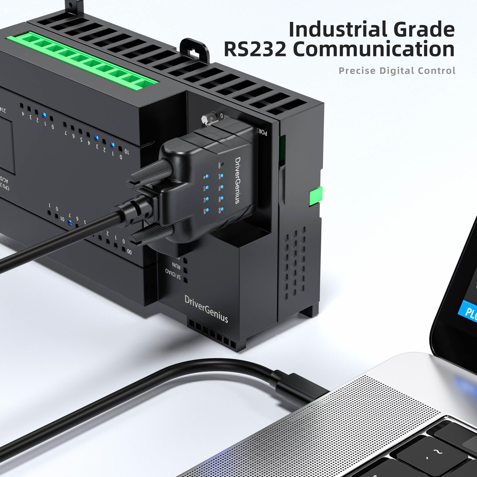 Snapklik.com : DriverGenius SerialPulseX Series USB To Serial RS232 DB9 ...