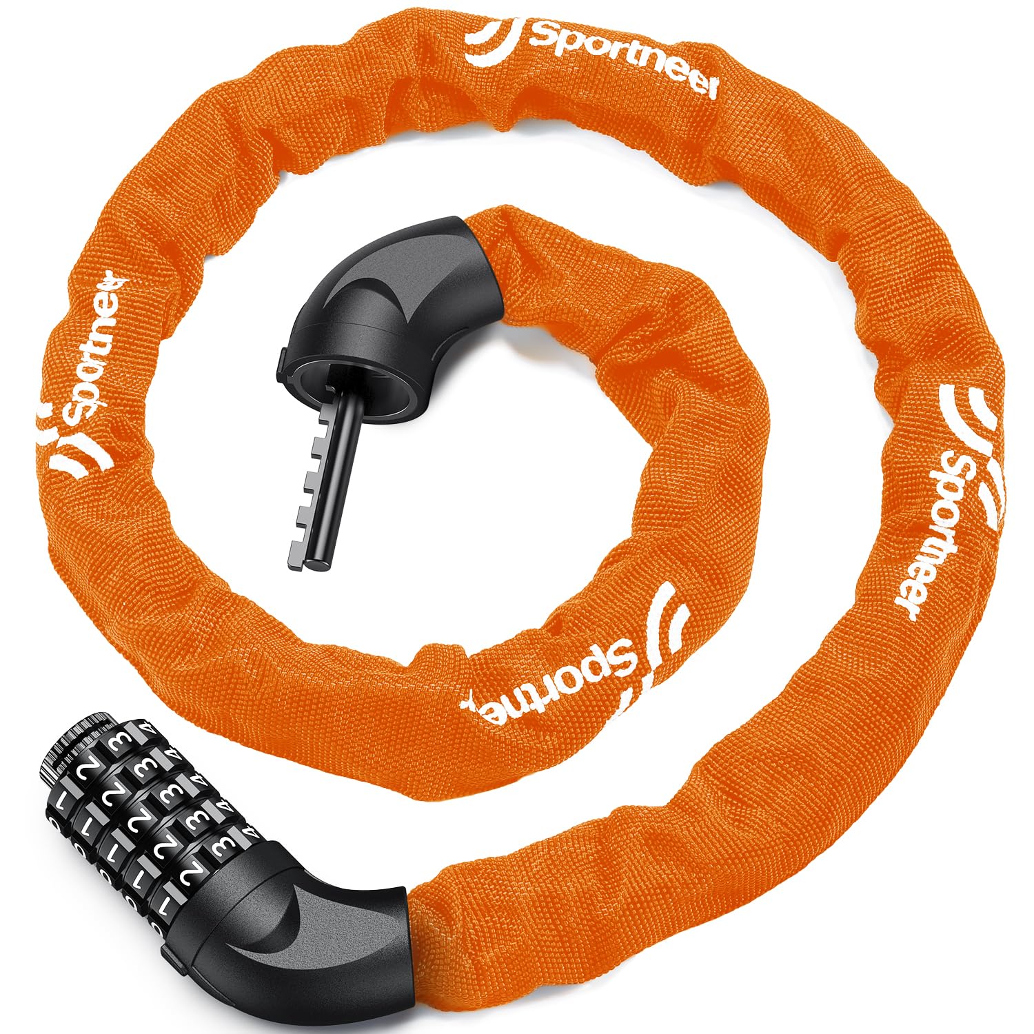 Snapklik.com : Sportneer Bike Lock: 5 Digit Combination High Security ...