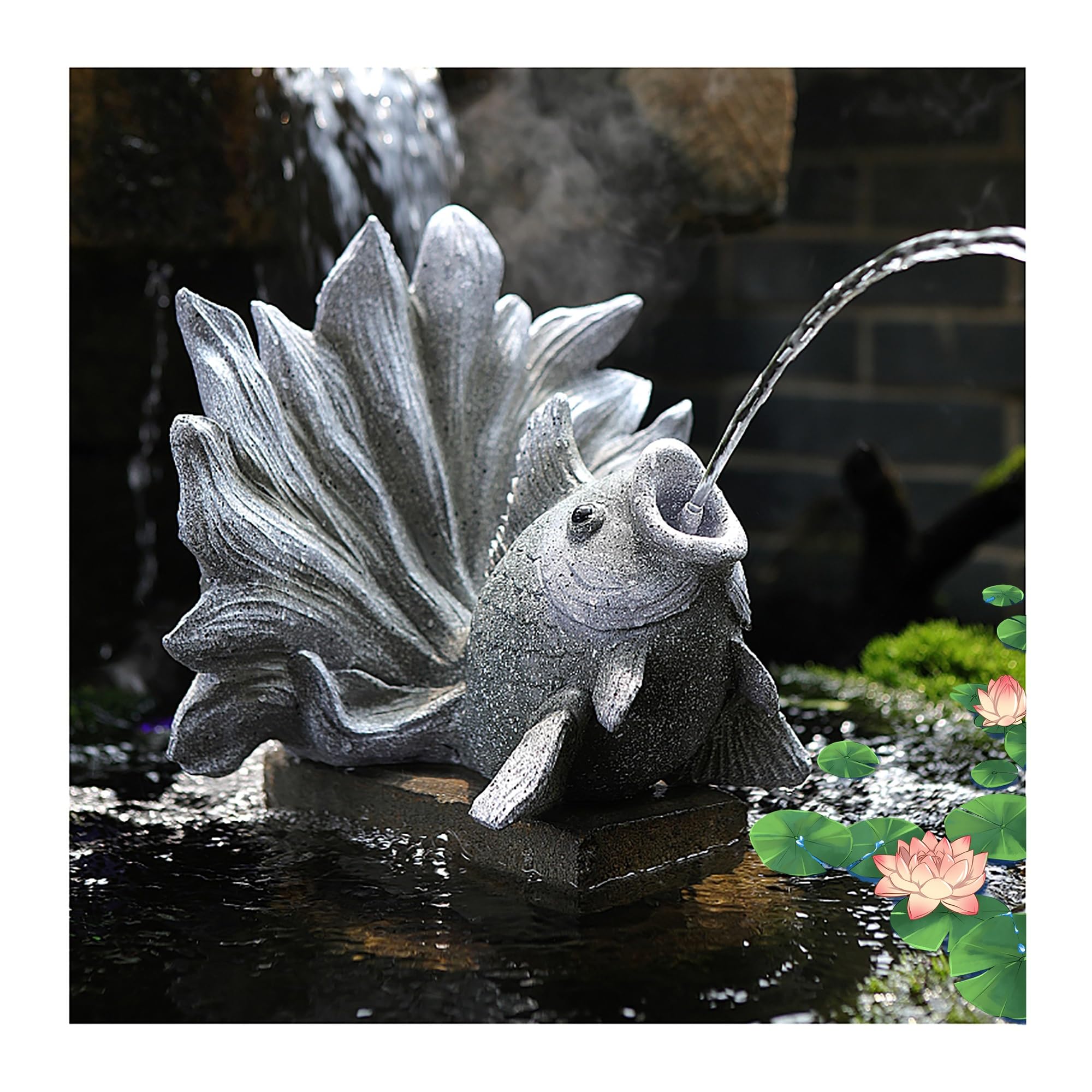 Fish Spitting Waterfall