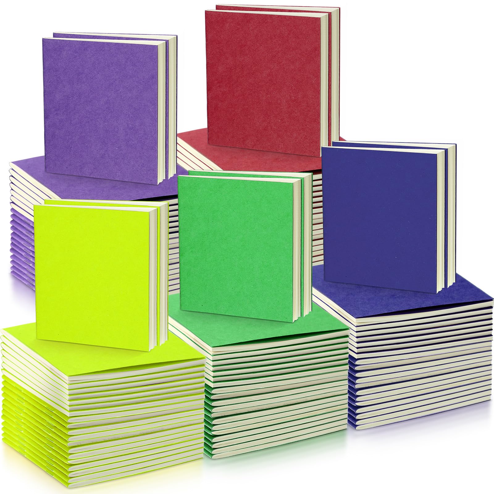 Snapklik.com : Thenshop 50 Pack Mini Pocket Kraft Notebooks Bulk 4 X 4 ...