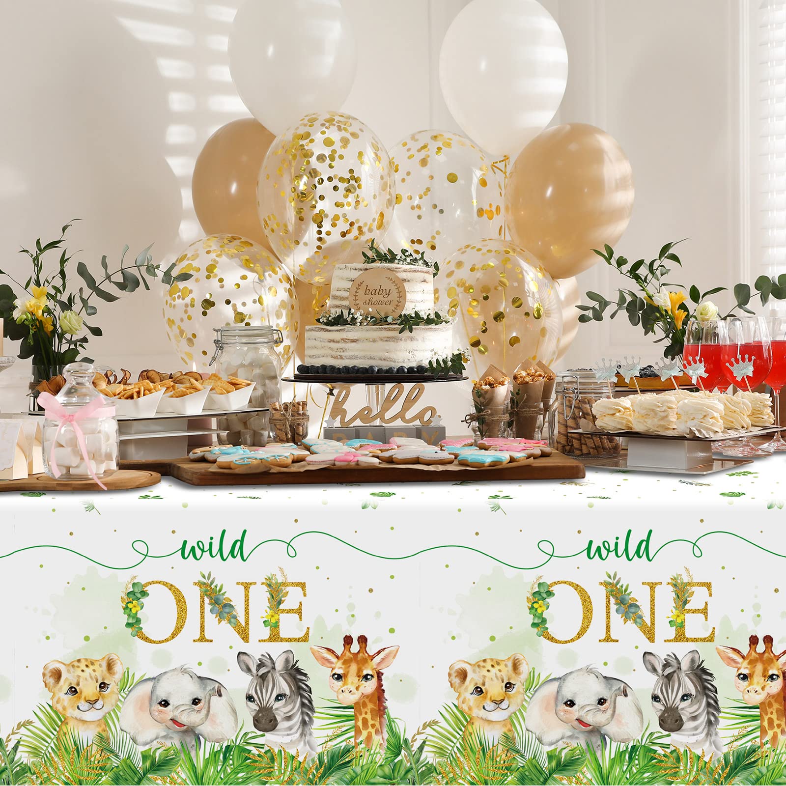 Snapklik.com : Newwiee 6 Pack Wild One Party Decor Wild Birthday ...