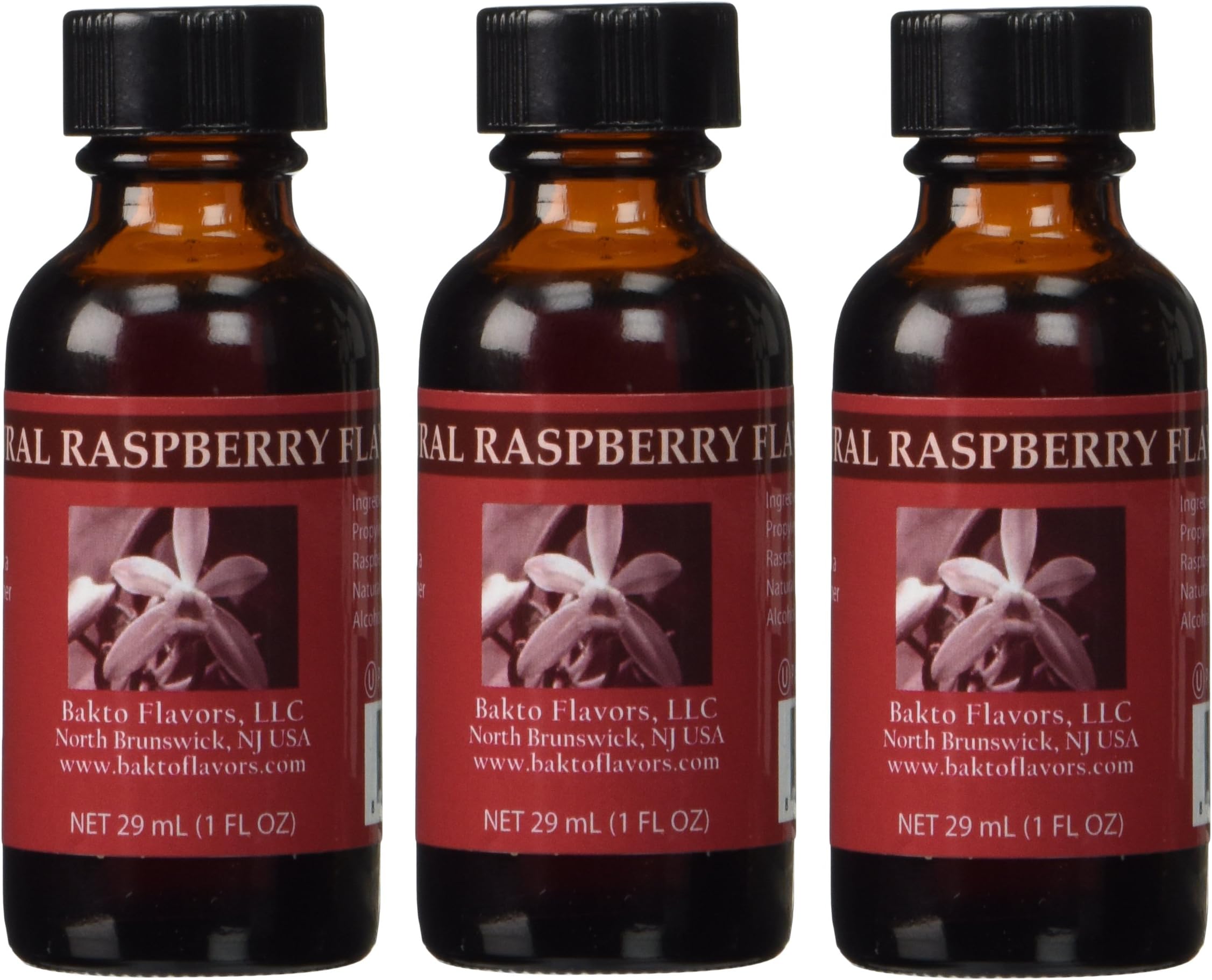 Amazon.com: Bakto Flavors Natural Raspberry Flavor (1 FL OZ) Pack of 3 ...