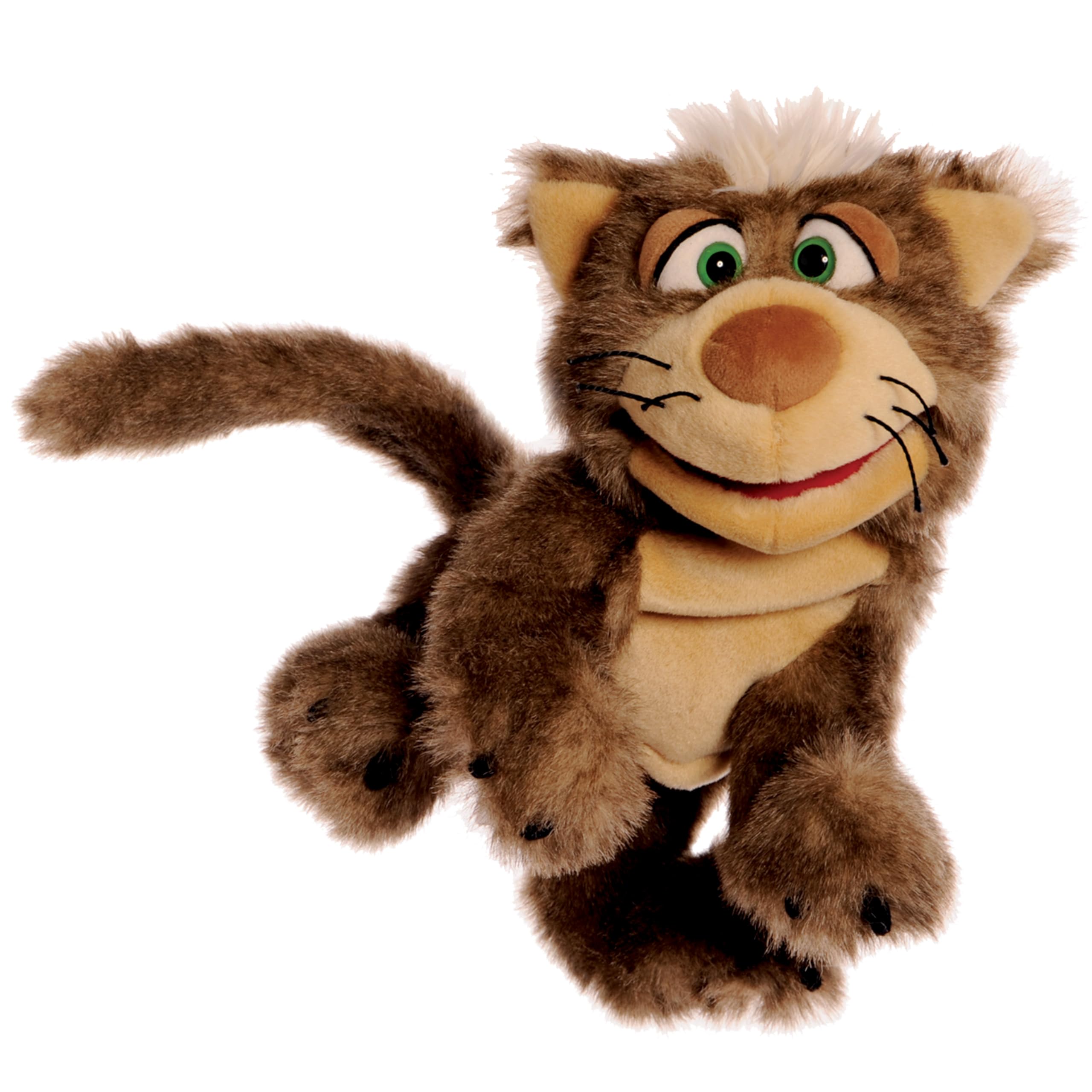 Amazon.com: Living Puppets 16-Inch Kitty Cat Hand Puppet - Fine ...