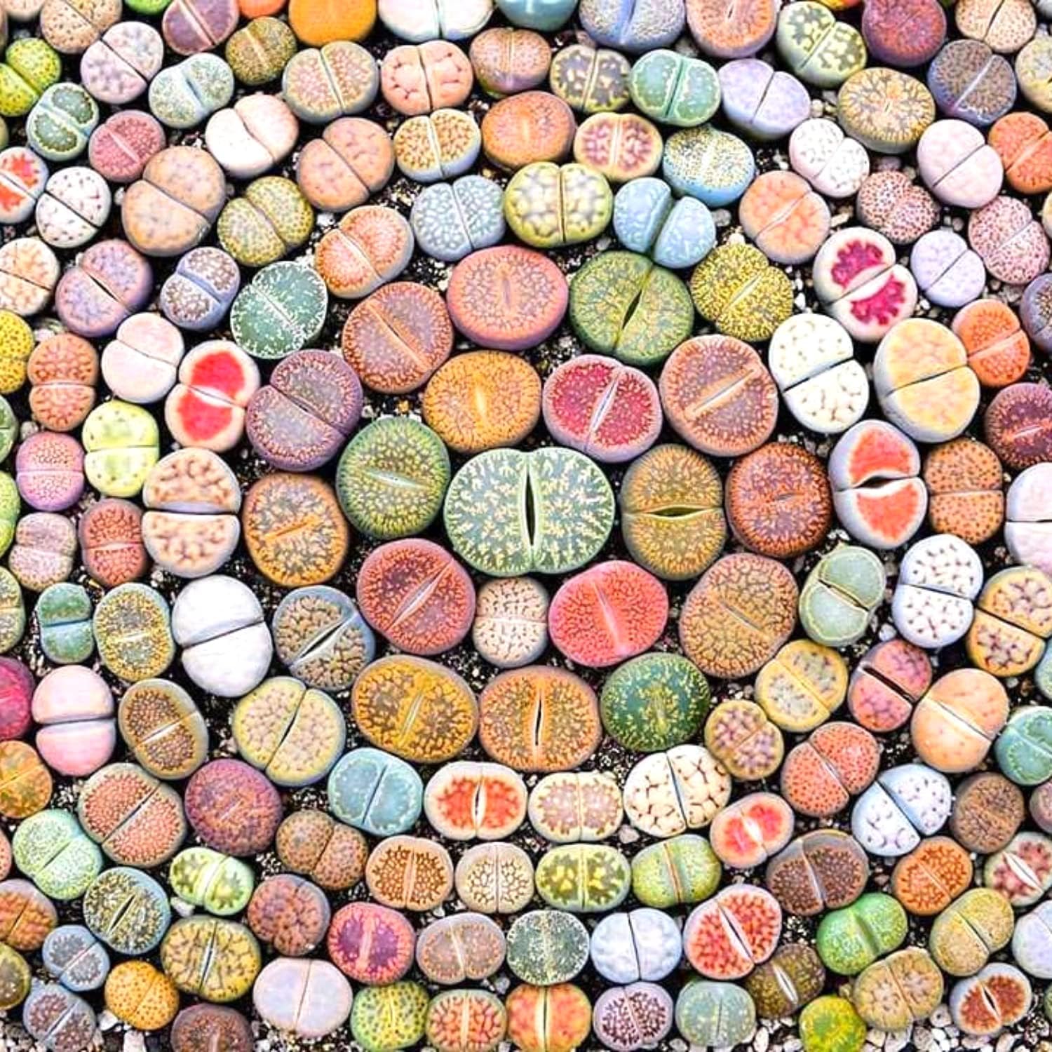 Amazon.com : Lithops Live Plants Live, 20 Mixed Lithops Living Stones ...
