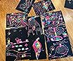 Amazon.com: Art Set for Kids Rainbow Magic Scratch Off Paper Black ...