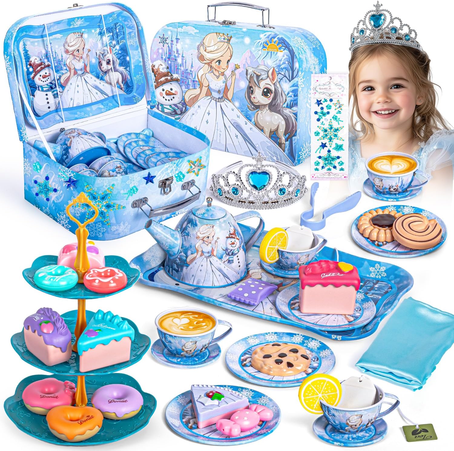 Amazon.com | Disney Princess Magical Tea Set: Tea Sets