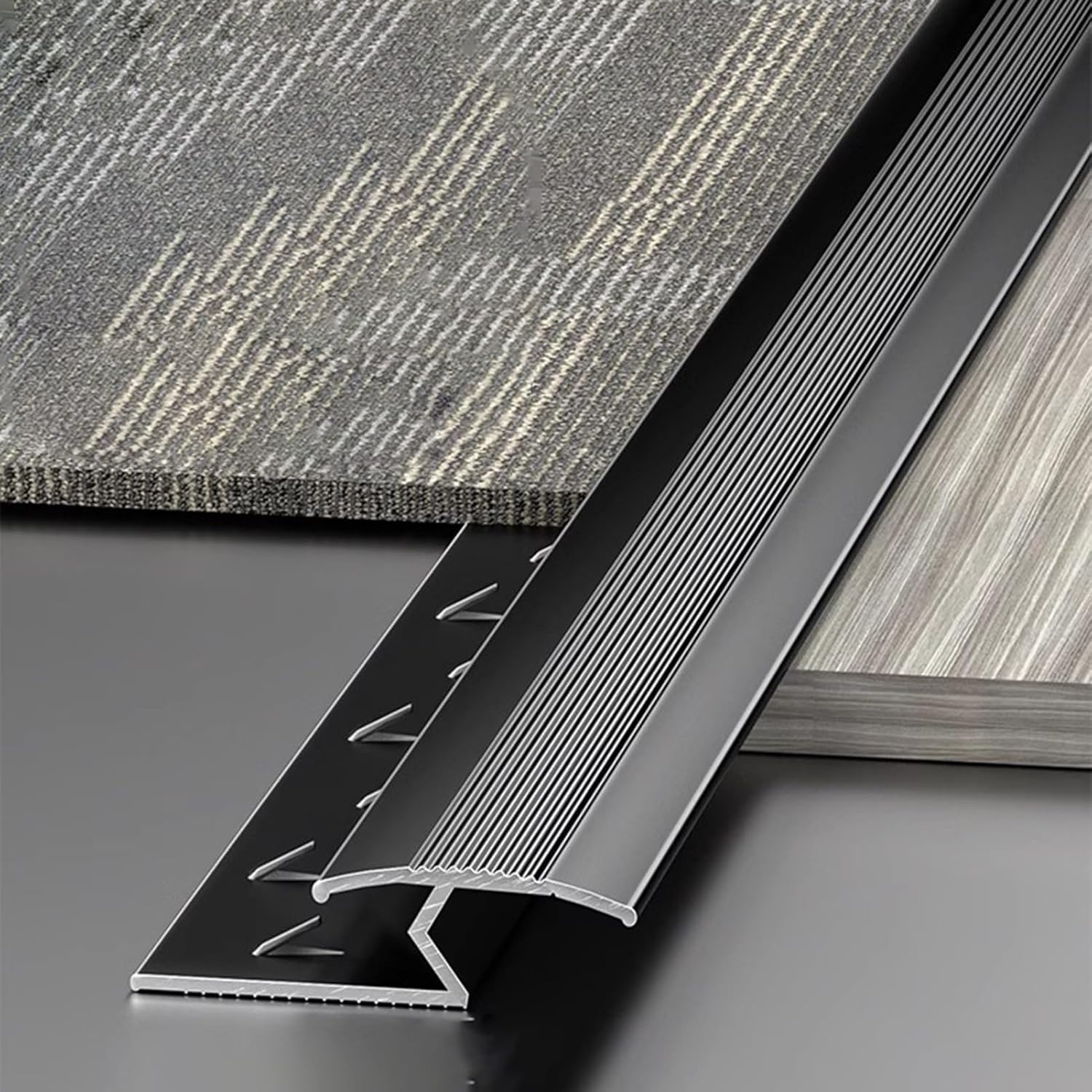 Amazon.com: Jievmrs Floor Transition Strip Z Shaped Carpet Edge Trim ...