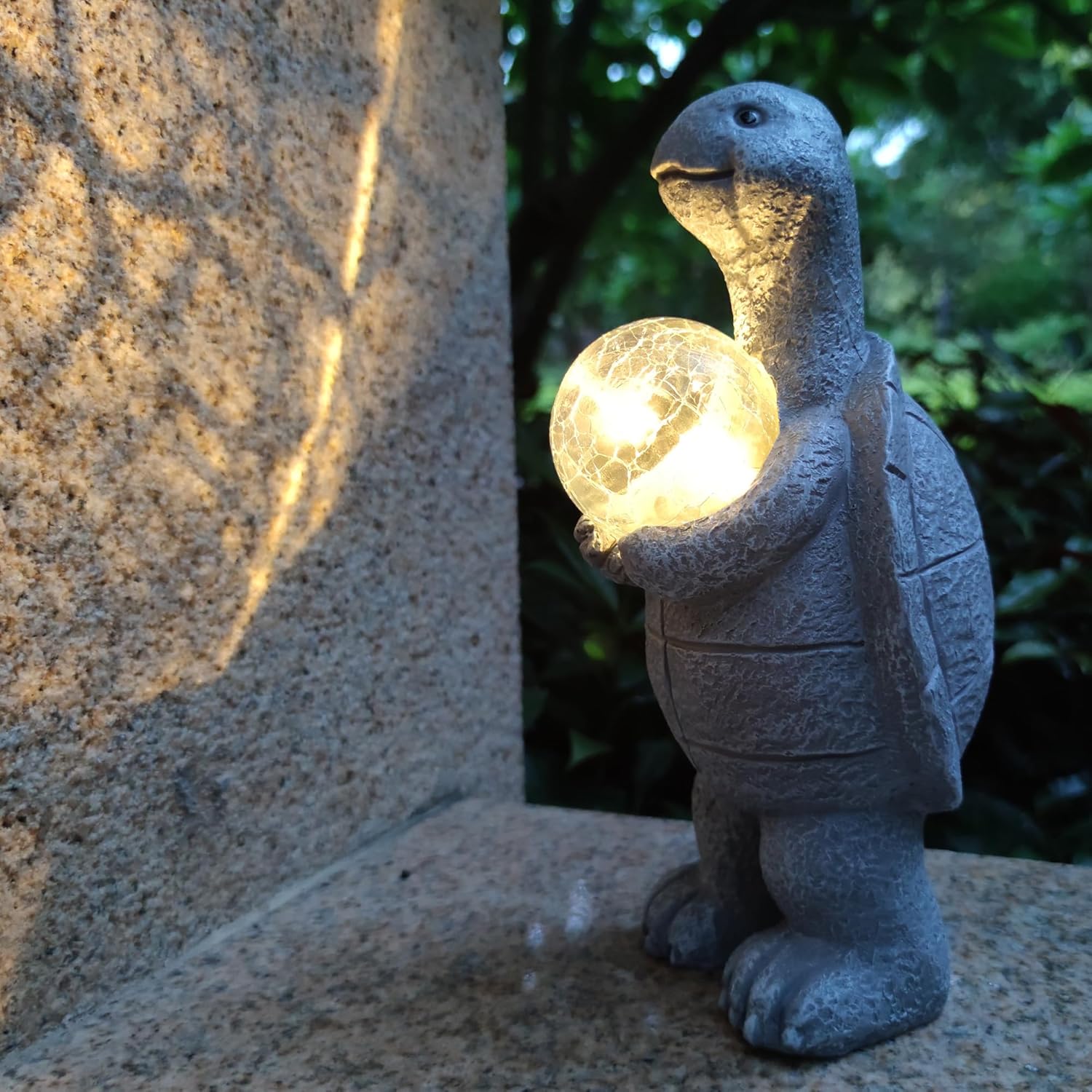 Amazon.com: VIVICOMFY Solar Turtle Statue Garden Decor -Turtles Lover ...