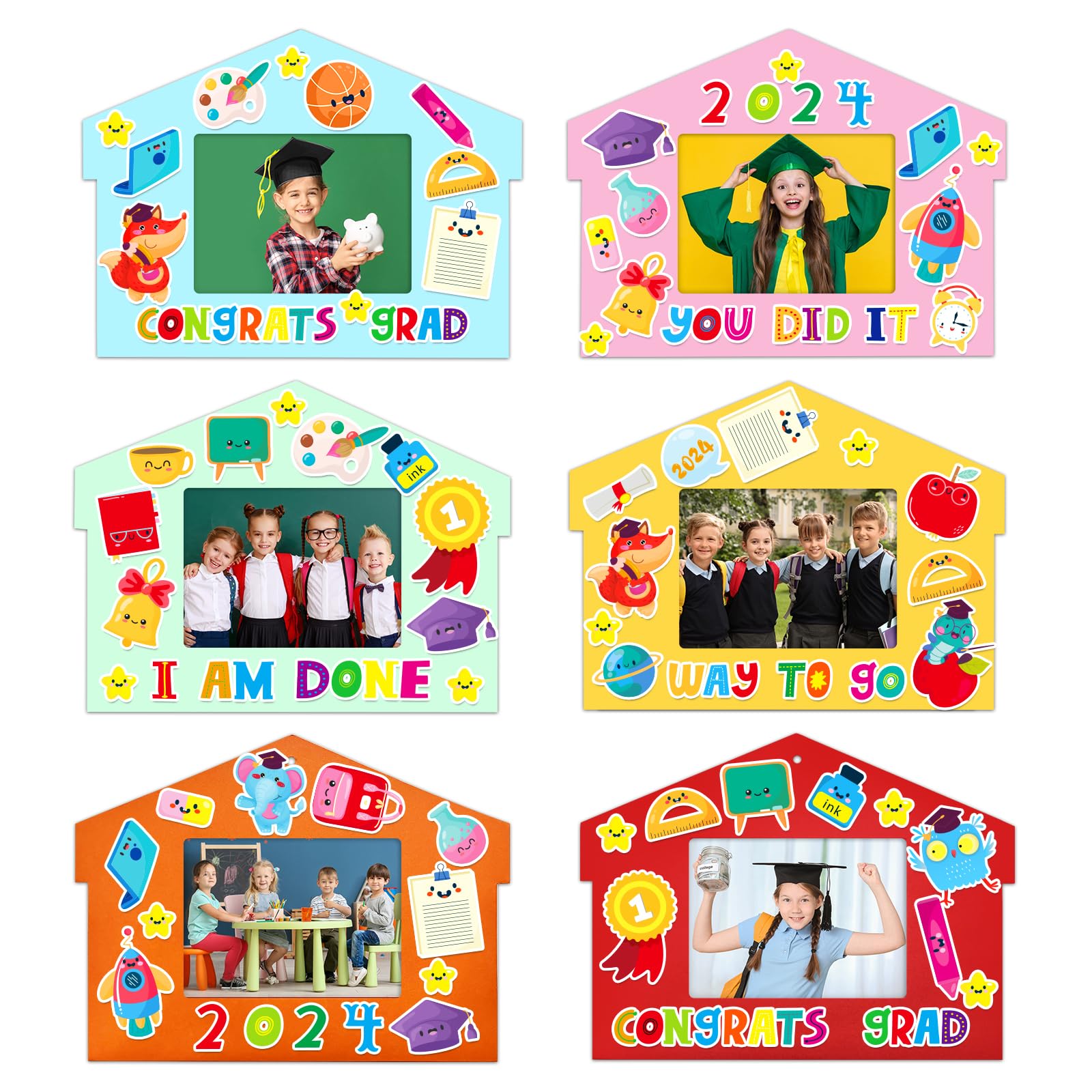 Kindergarten Graduation Craft Frames Elementary Graduation Star