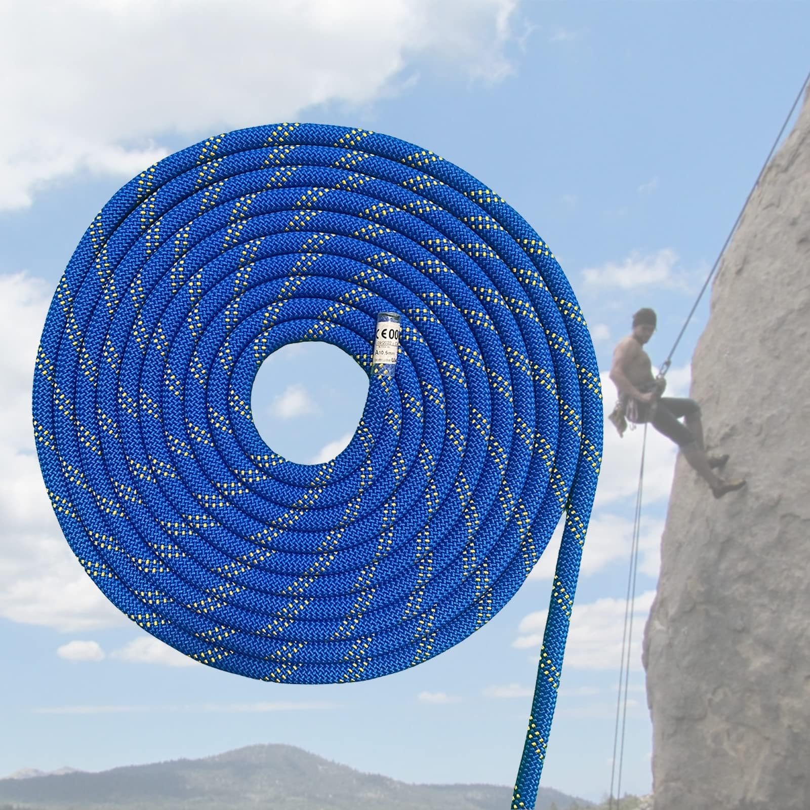 Amazon.com: MaxS Climbing Auxiliary Rope Static Rope Safety Rescue Rope ...