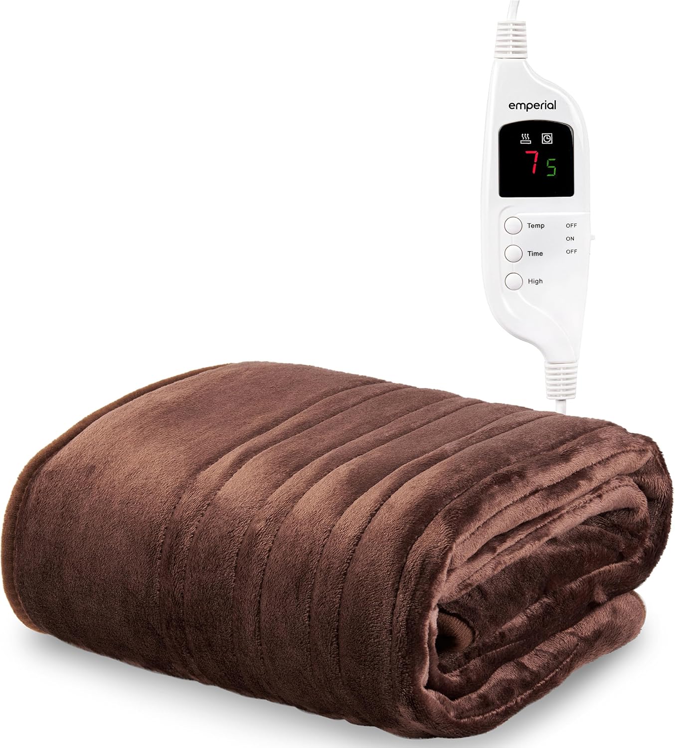 Emperial Heated Throw - Electric Heated Blanket - Machine Washable ...