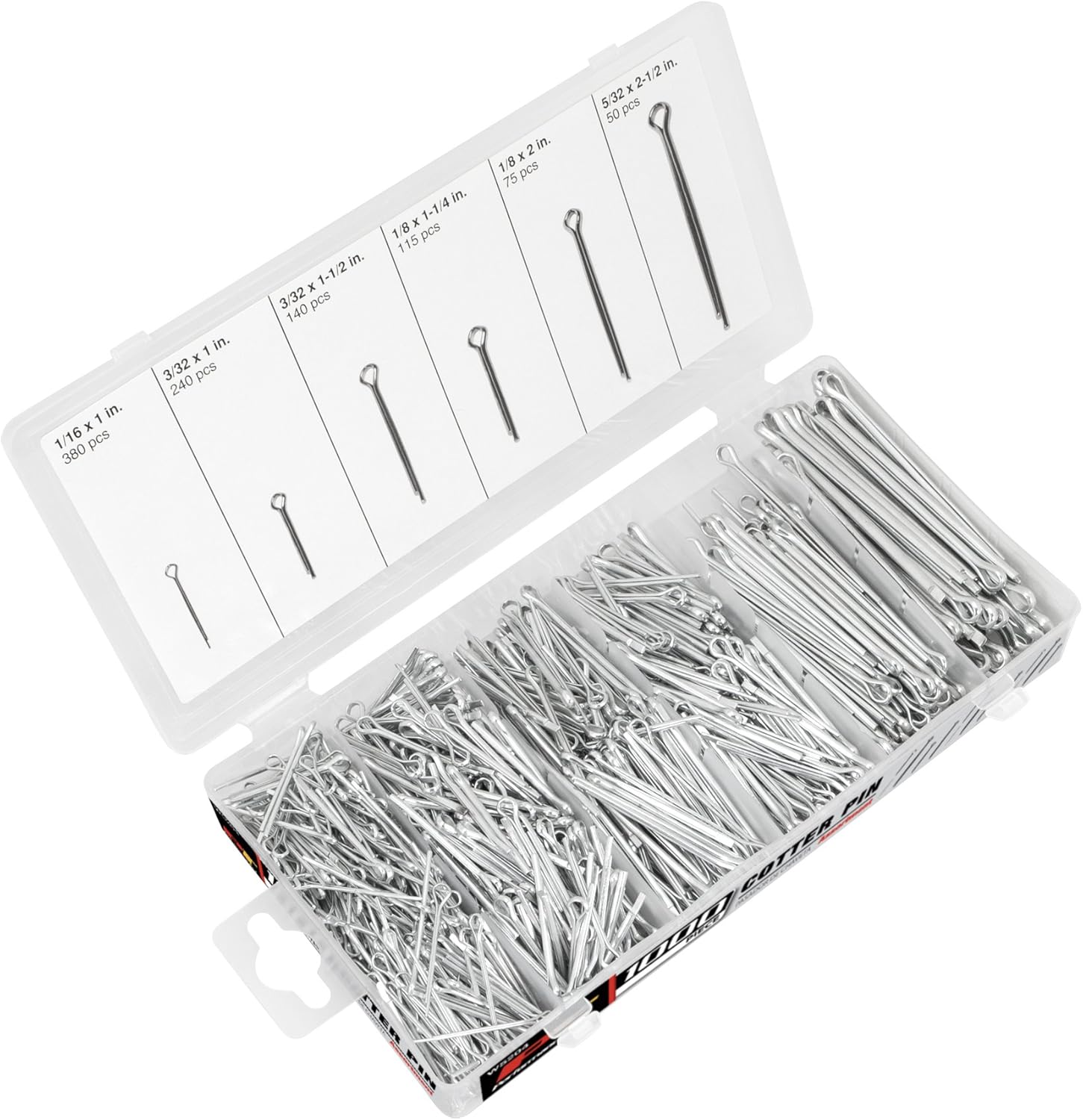 Amazon.com: Performance Tool W5204 1,000pc Cotter Pin Assortment ...