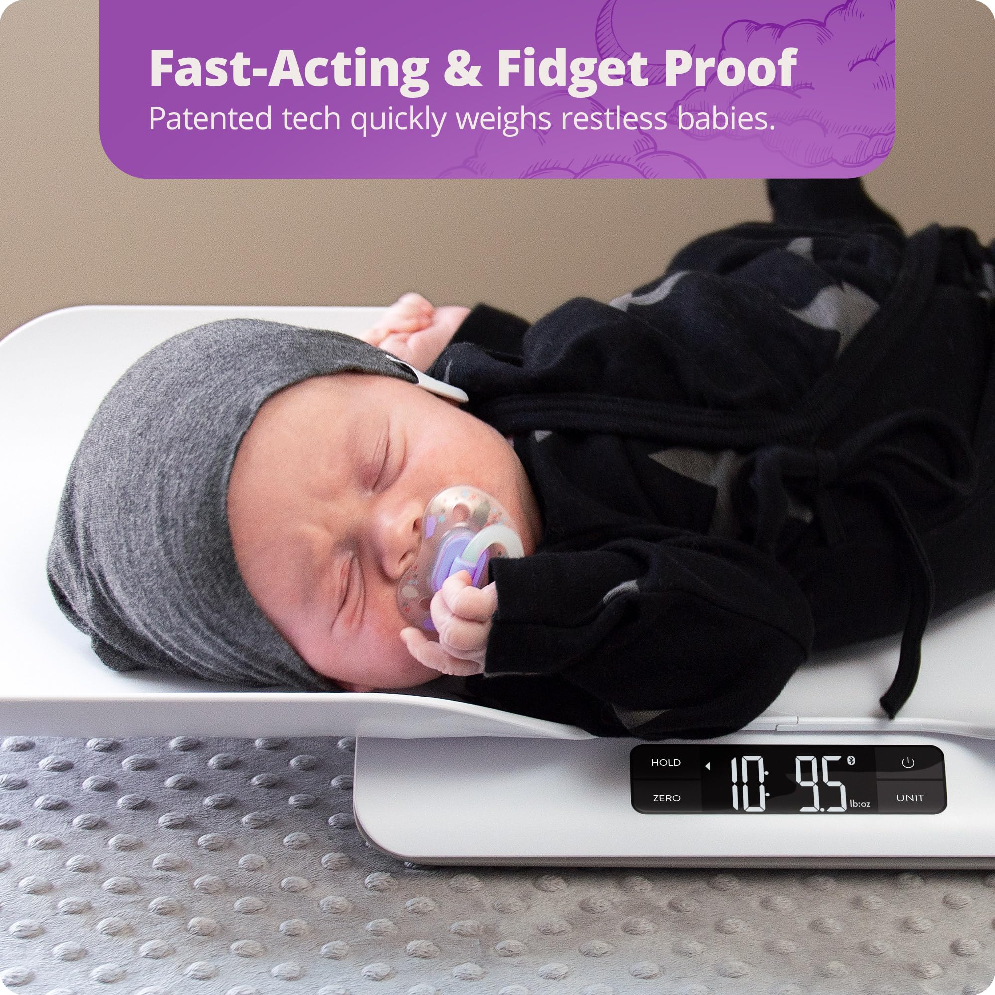 Snapklik.com : Greater Goods Smart Bluetooth Baby Scale