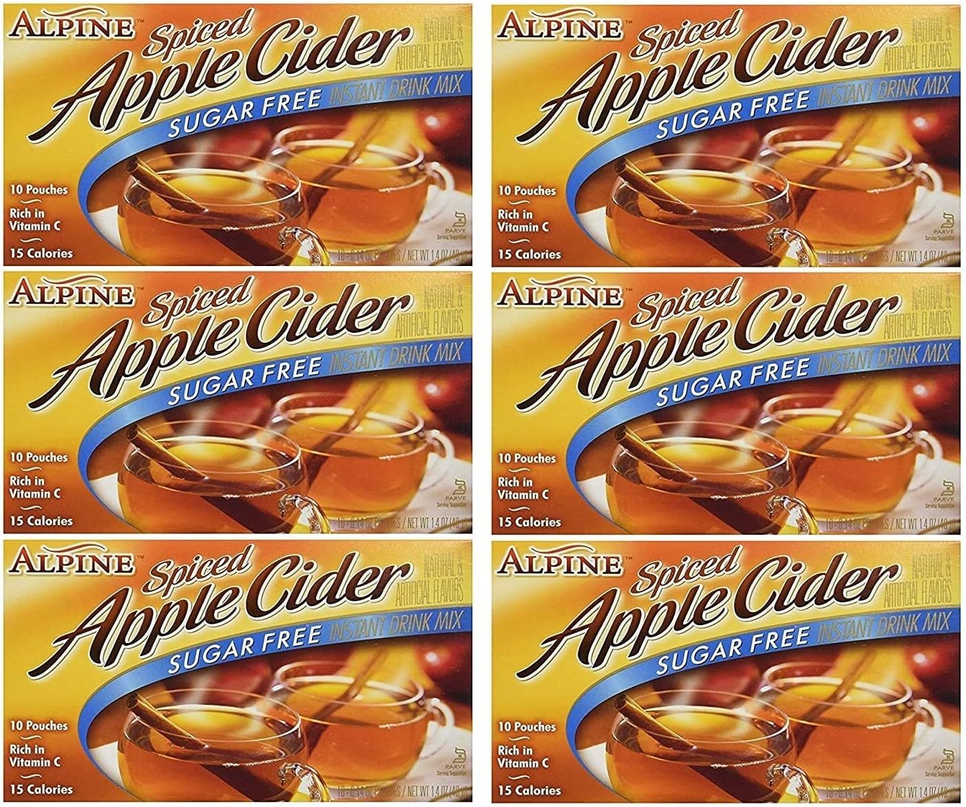 Amazon.com : Alpine, Spiced Cider, Sugar Free Apple Flavored Drink Mix ...