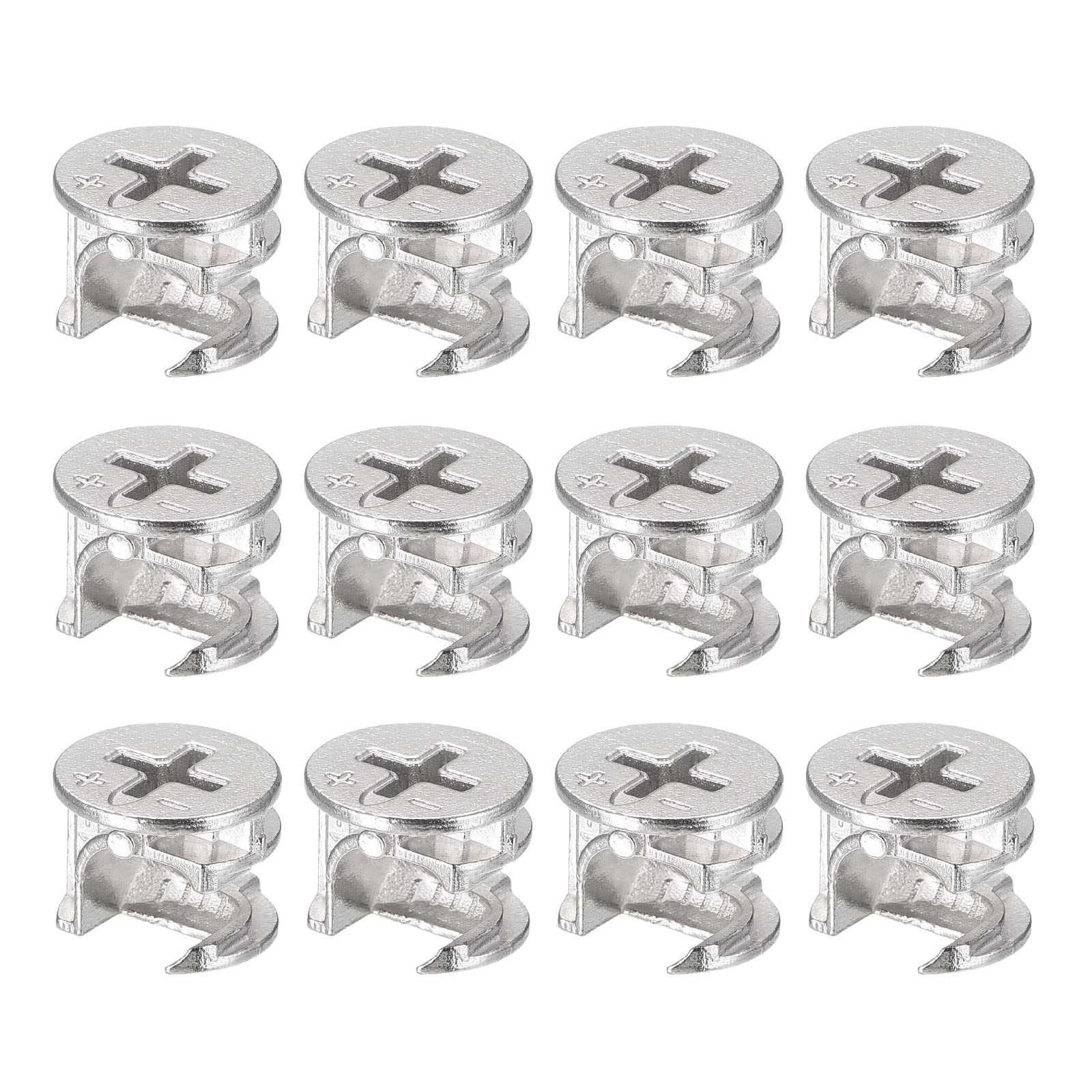 HARFINGTON Cam Lock Nut for Furniture, 12pcs 14.6x11.6mm Joint ...