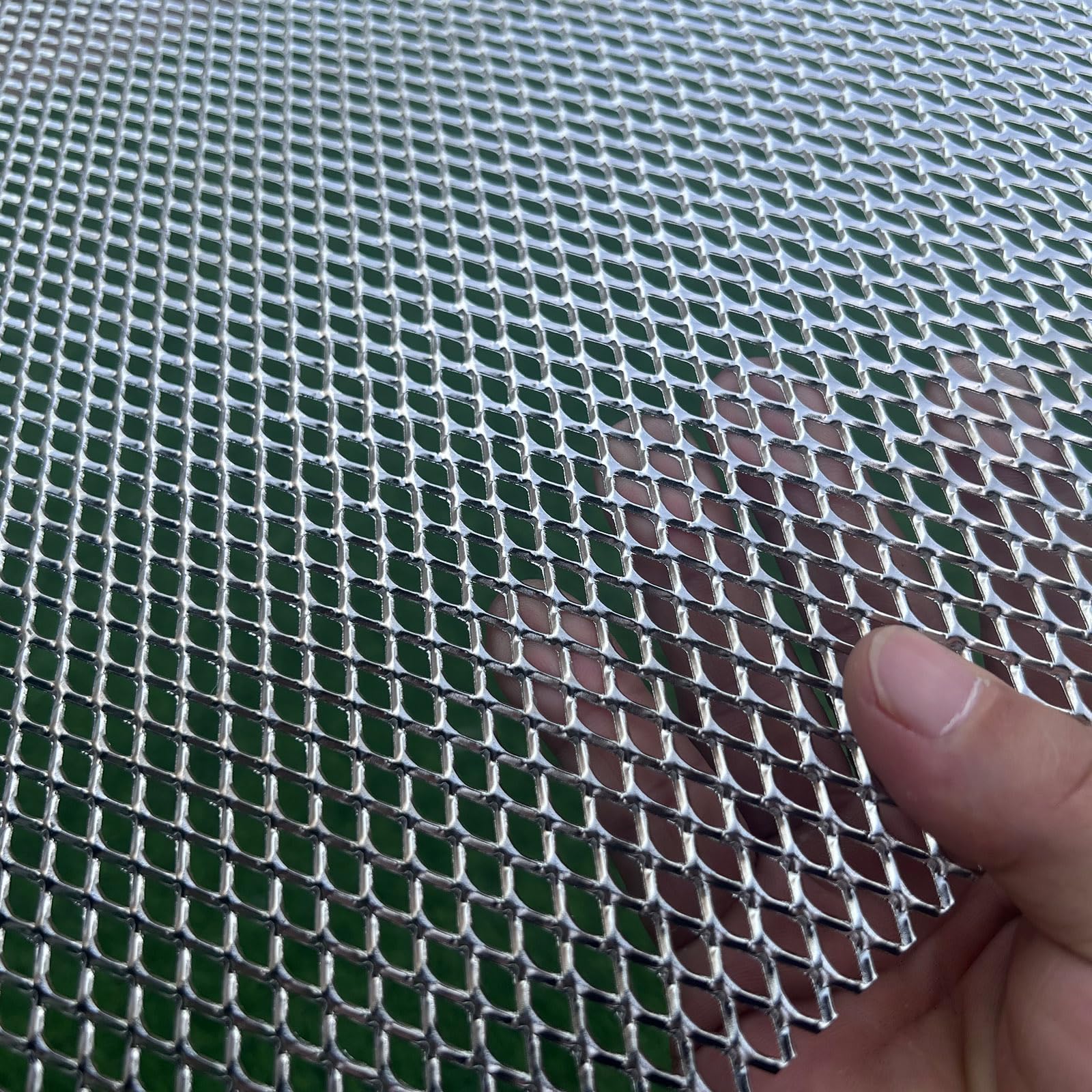 Snapklik.com : 24"x16" Stainless Steel Expanded Metal 19 Gauge 0.2"x0.4 ...