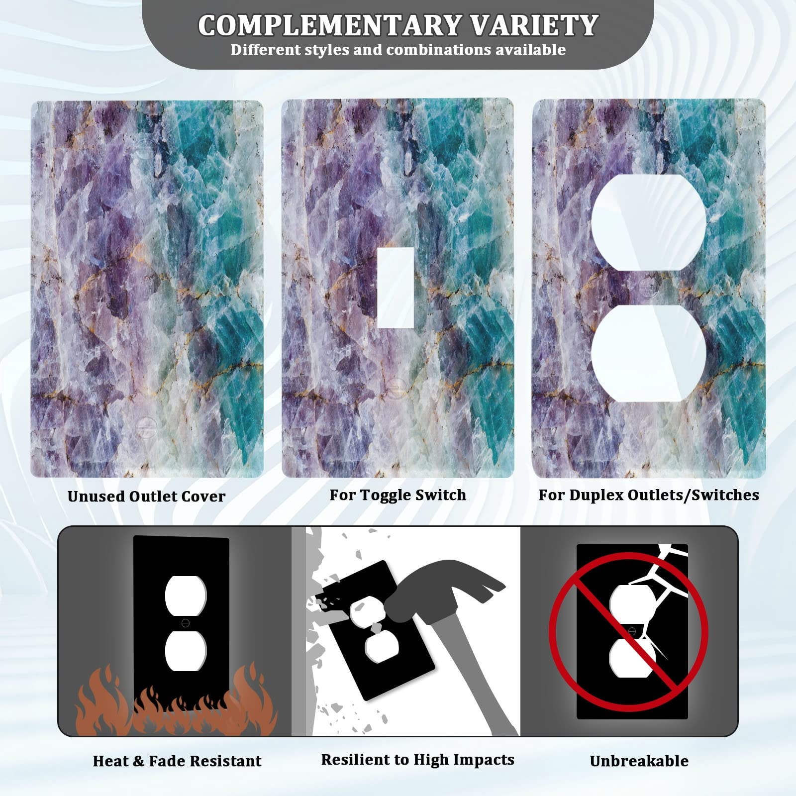 Quartz Electrical Plate Covers