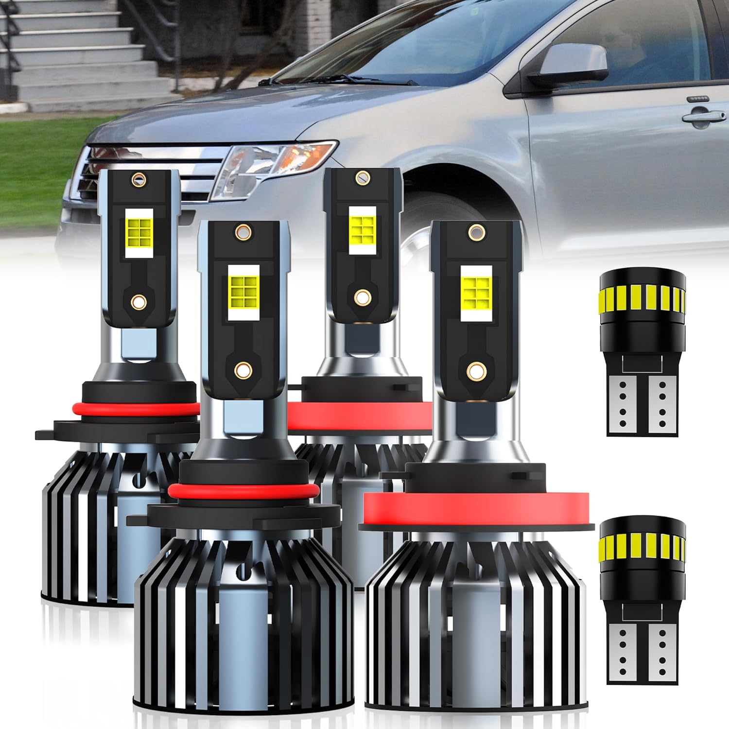 Amazon.com: AMXTOBUB For 2007-2023 Ford Edge light Bulbs, 9005 High ...