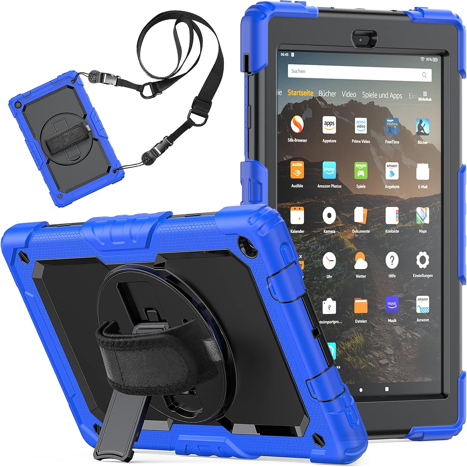 Amazon Fire HD 10 Case (9th/7th Generation 2019/2017) with Pencil ...