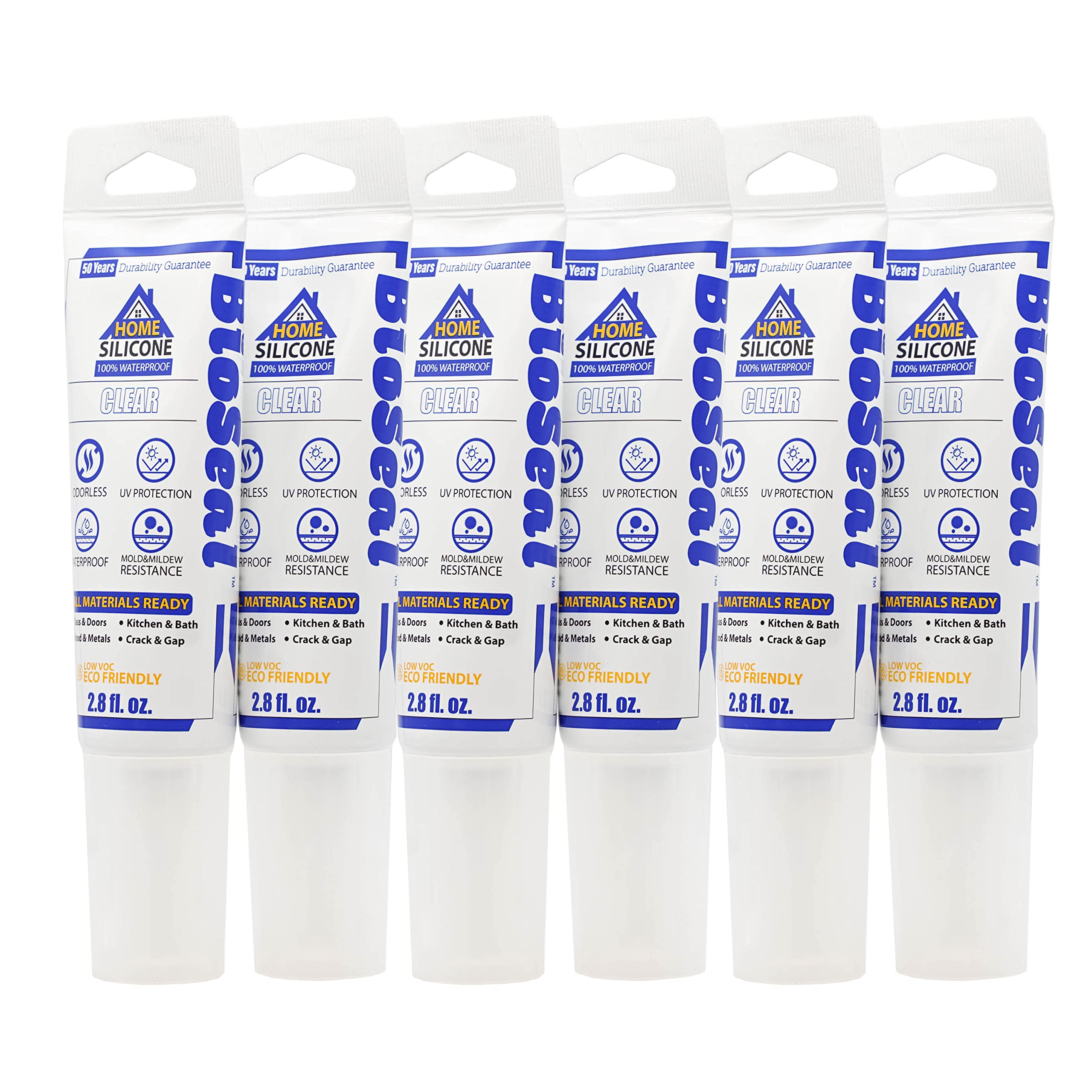 Snapklik.com : Clear BioSeal Waterproof & Odorless 100% Silicone ...