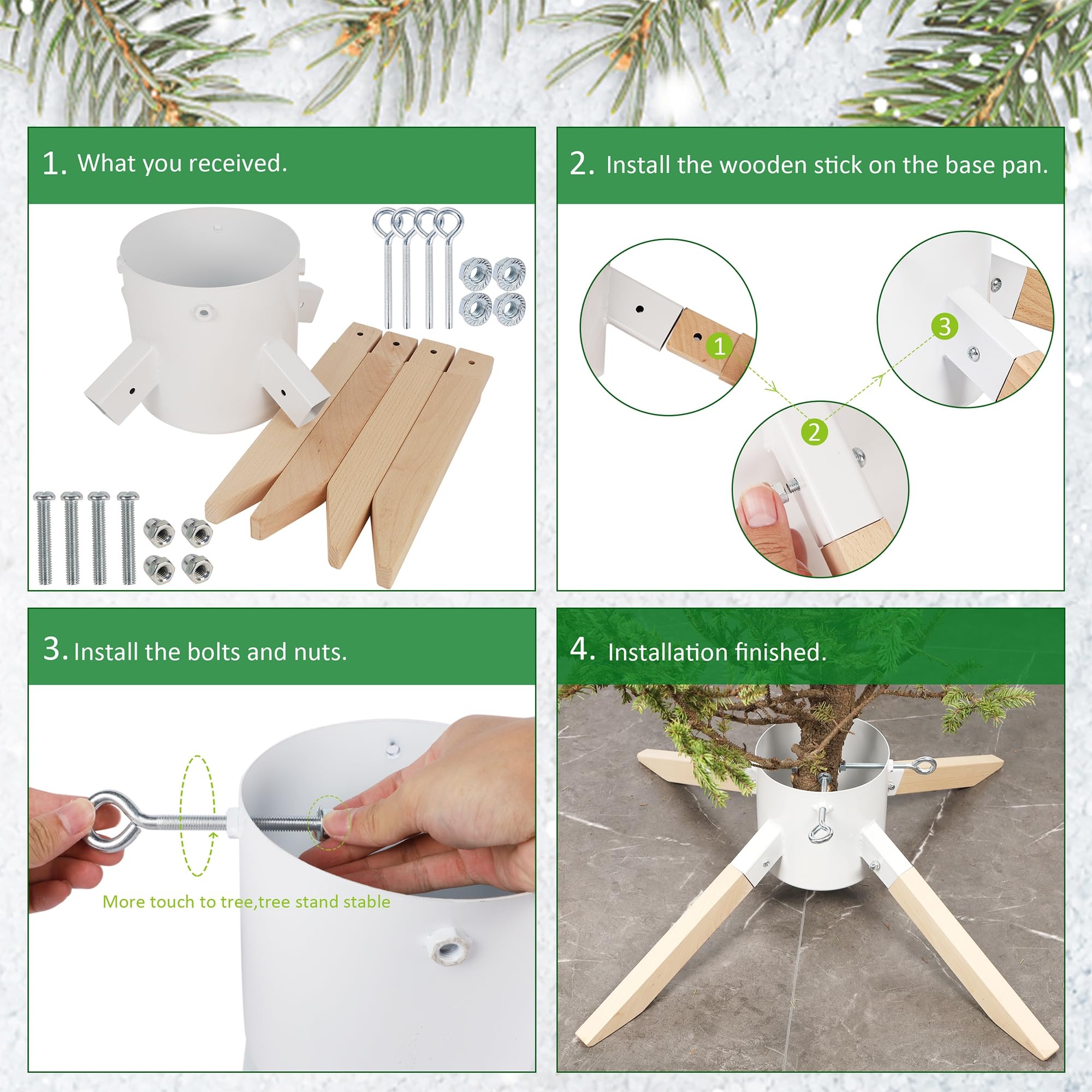 Snapklik.com : Christmas Tree Stand For Real Trees, Christmas Tree ...