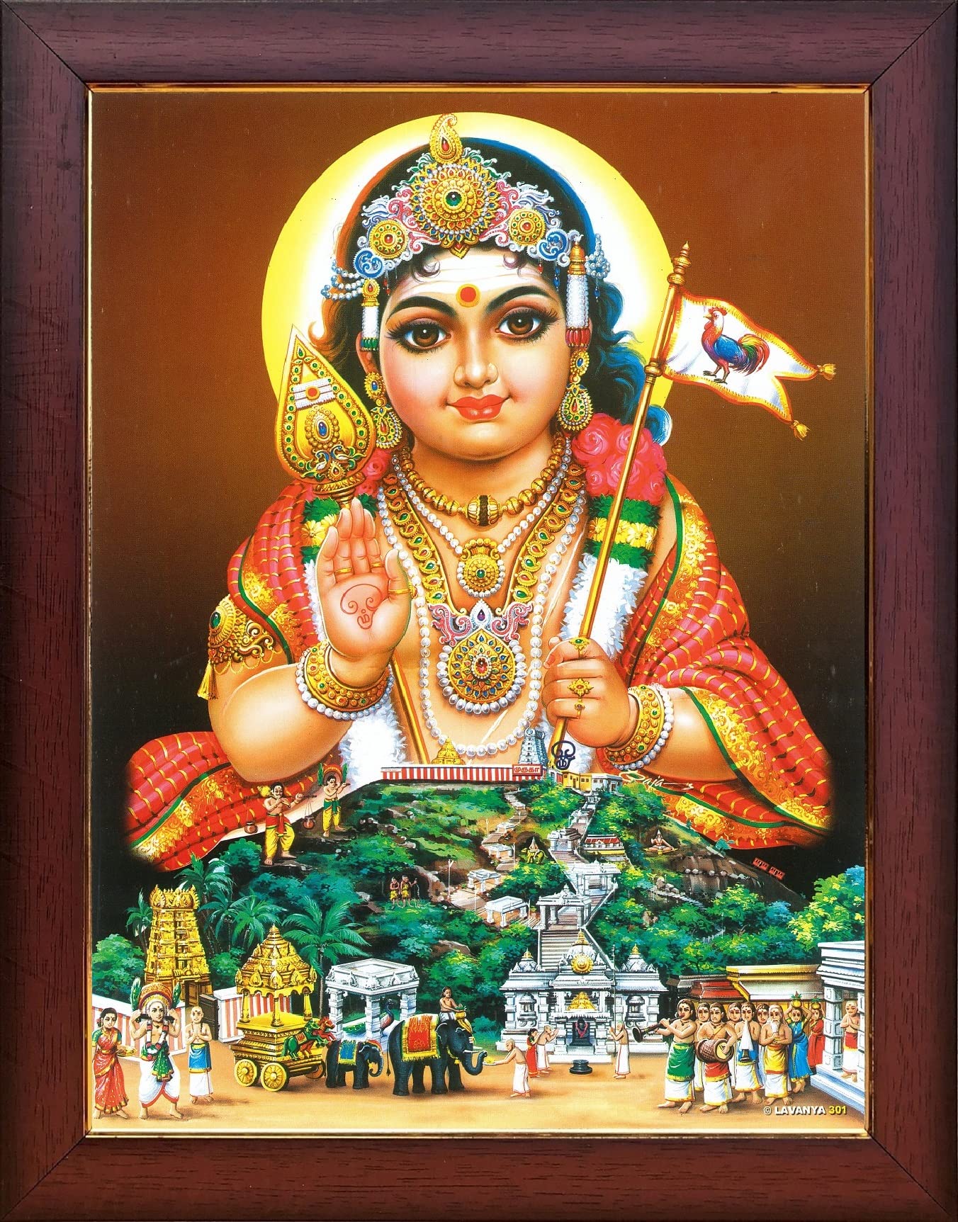 Buy Garuda Photos : God Bala Subramanya Swamy Photo Frame ( Murugan ...