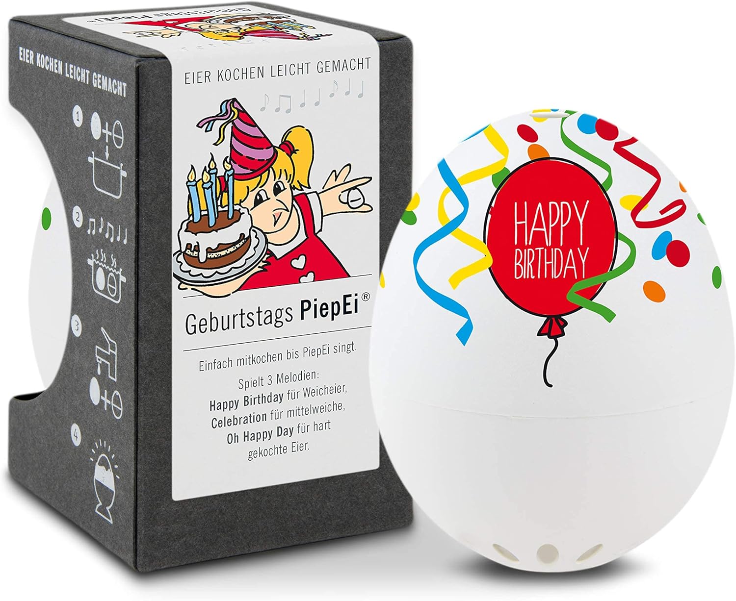 Brainstream Egg Timer, Multicolor, 8,9x5,4x5,4 : Amazon.co.uk: Home ...